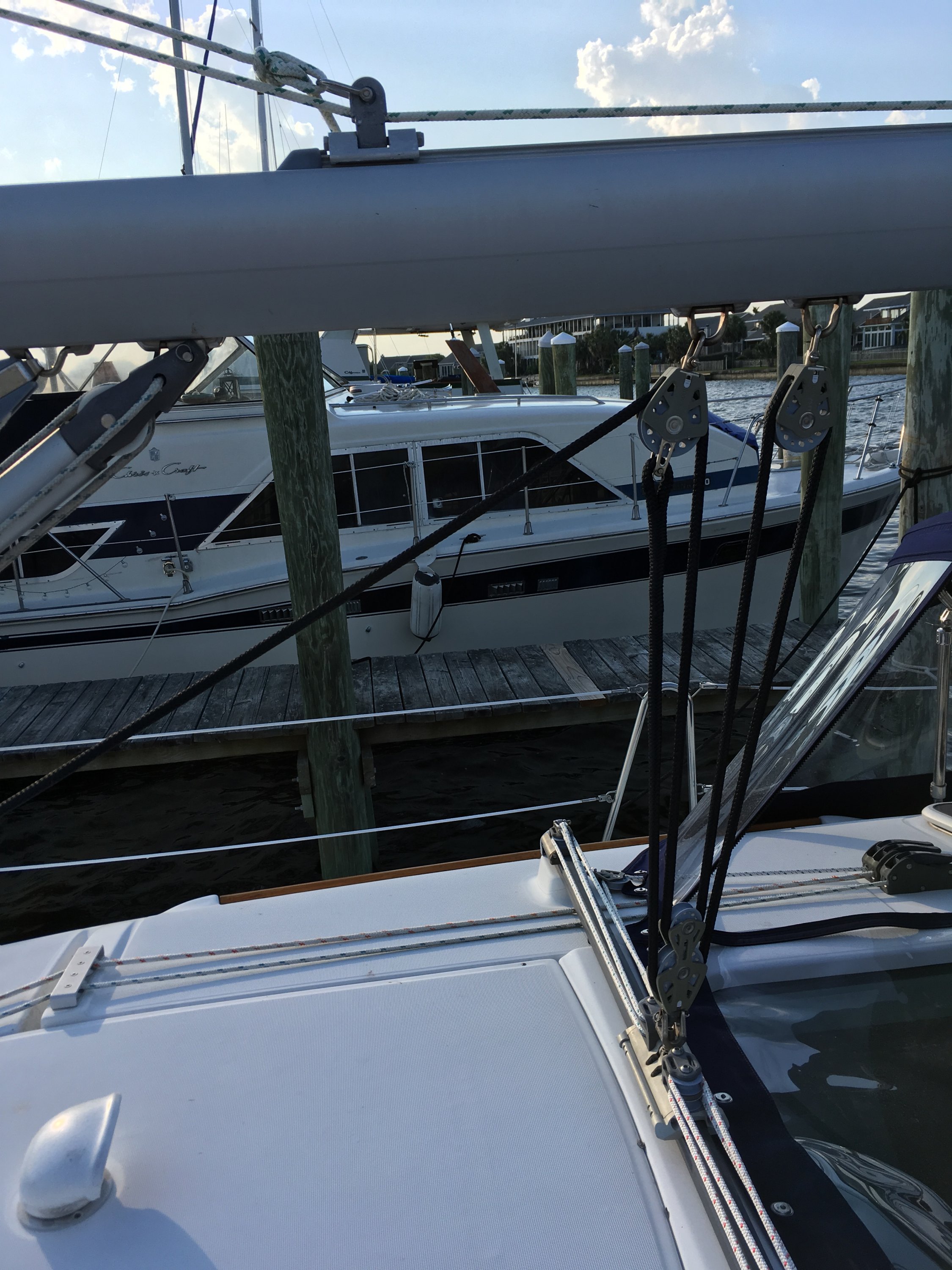 343 mainsheet system | Sailboat Owners Forums