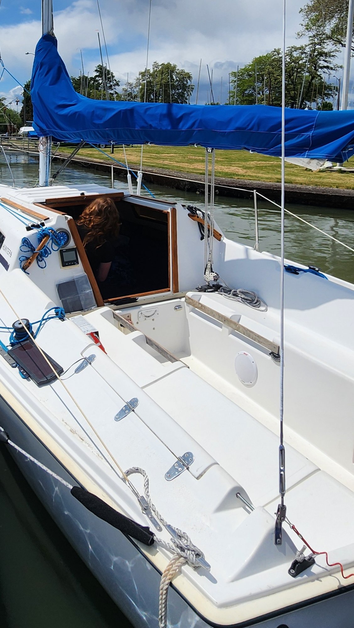 Hunter 23 teak slats on seats | Sailboat Owners Forums