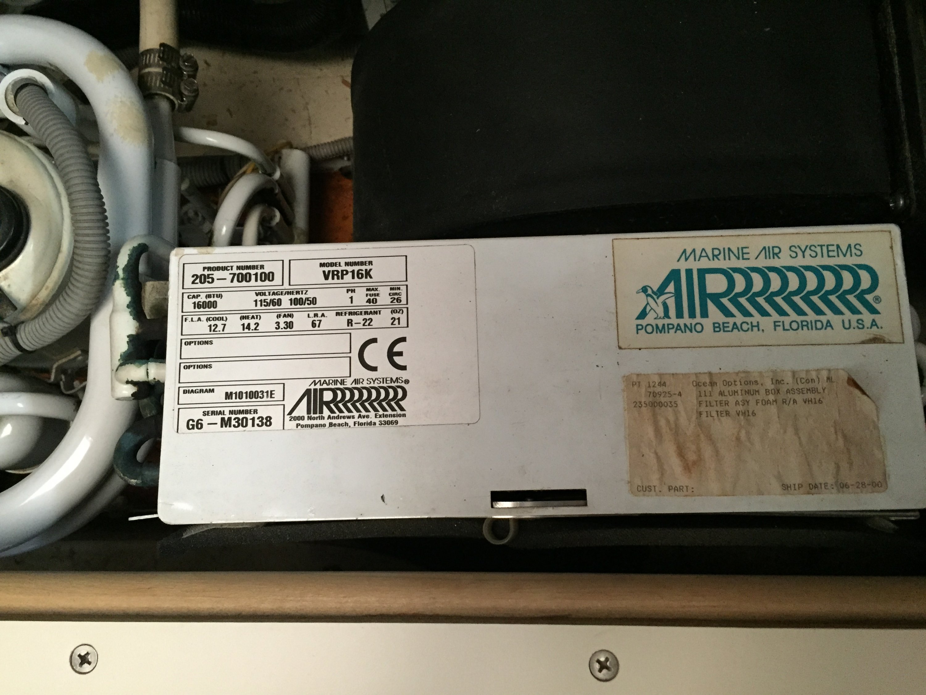 Anyone have info on MarinAire ? | Sailboat Owners Forums