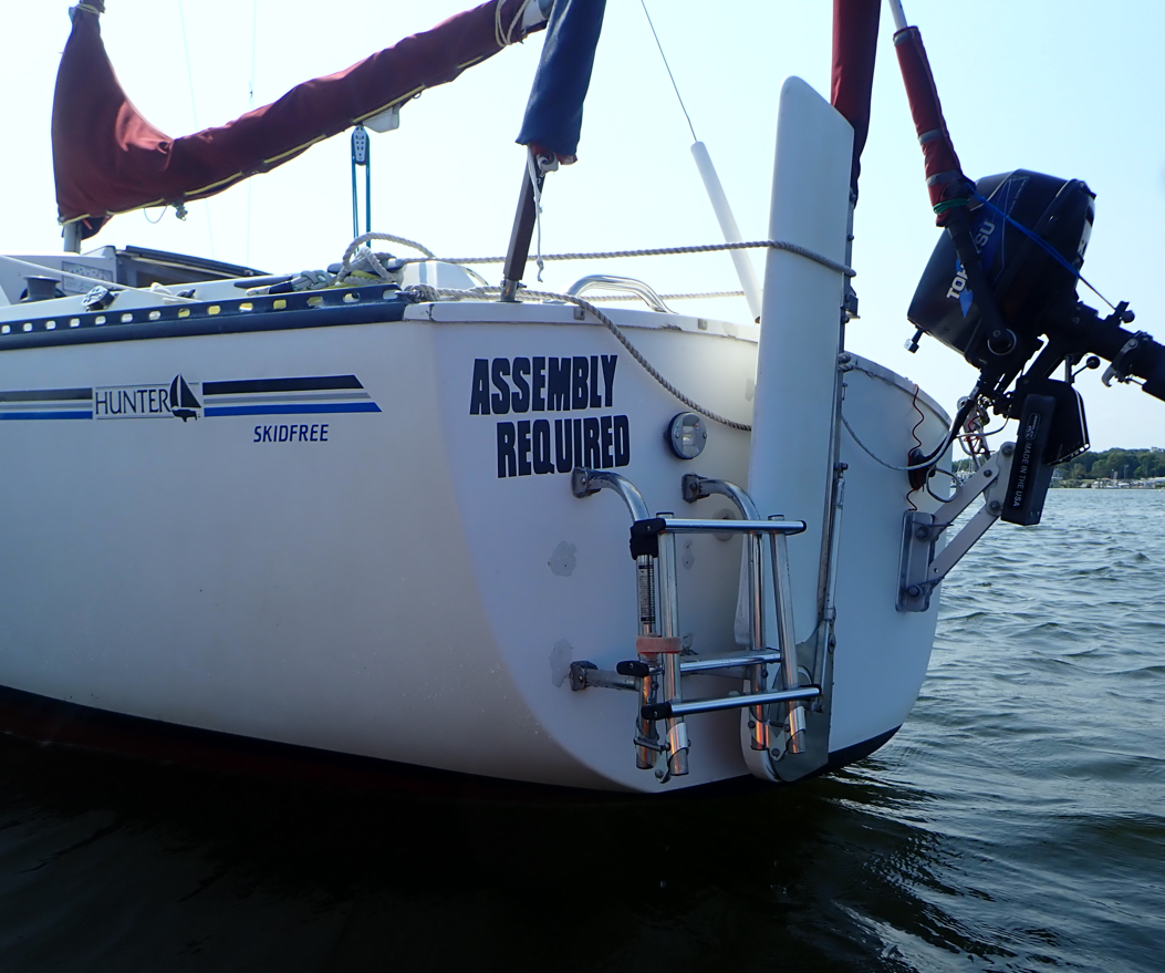 Rudder Dimensions on 1982 HUNTER 22 | Sailboat Owners Forums
