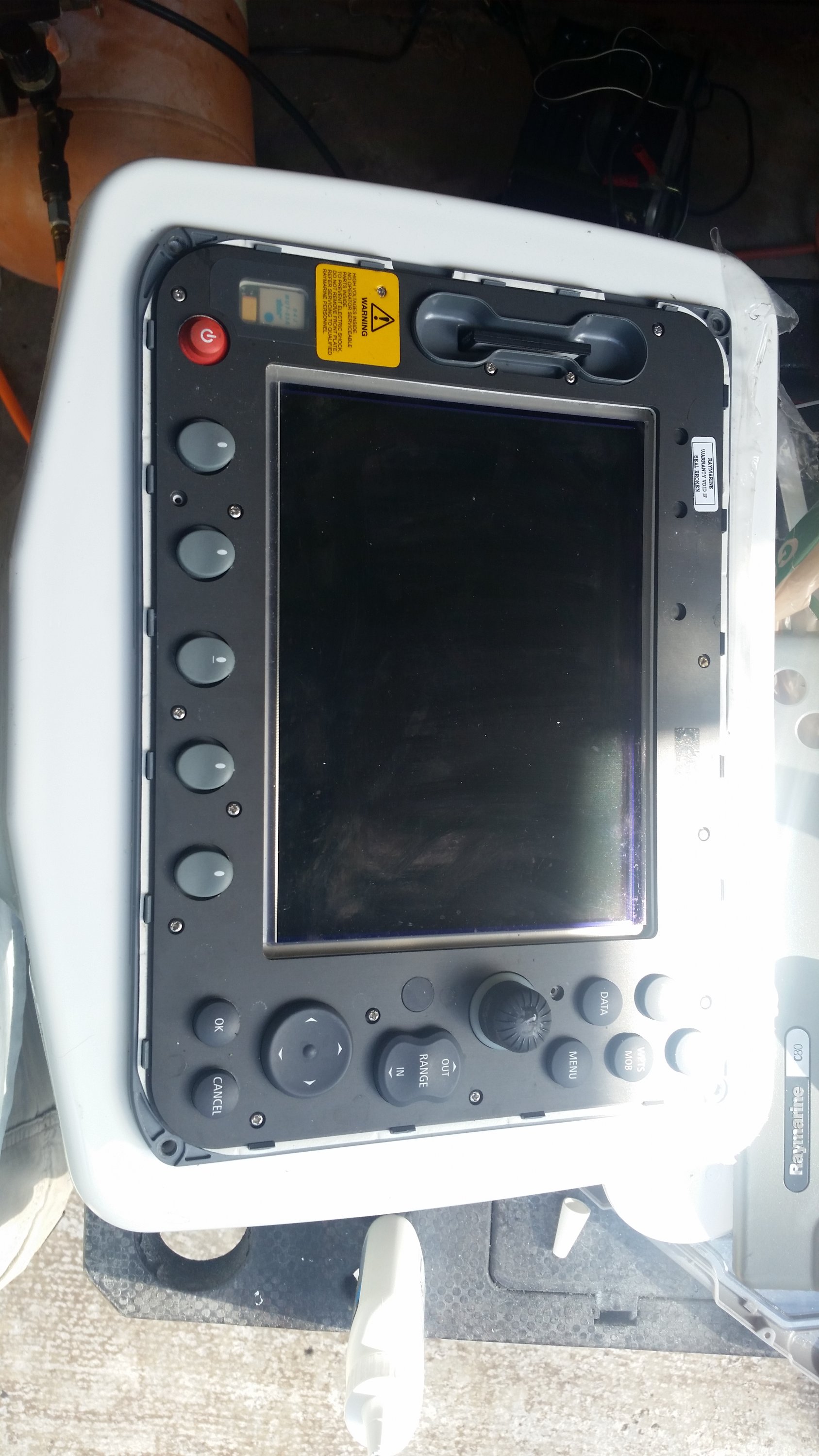 Mounted recylced Raymarine C80 MFD in a used Navpod. | Sailboat Owners ...