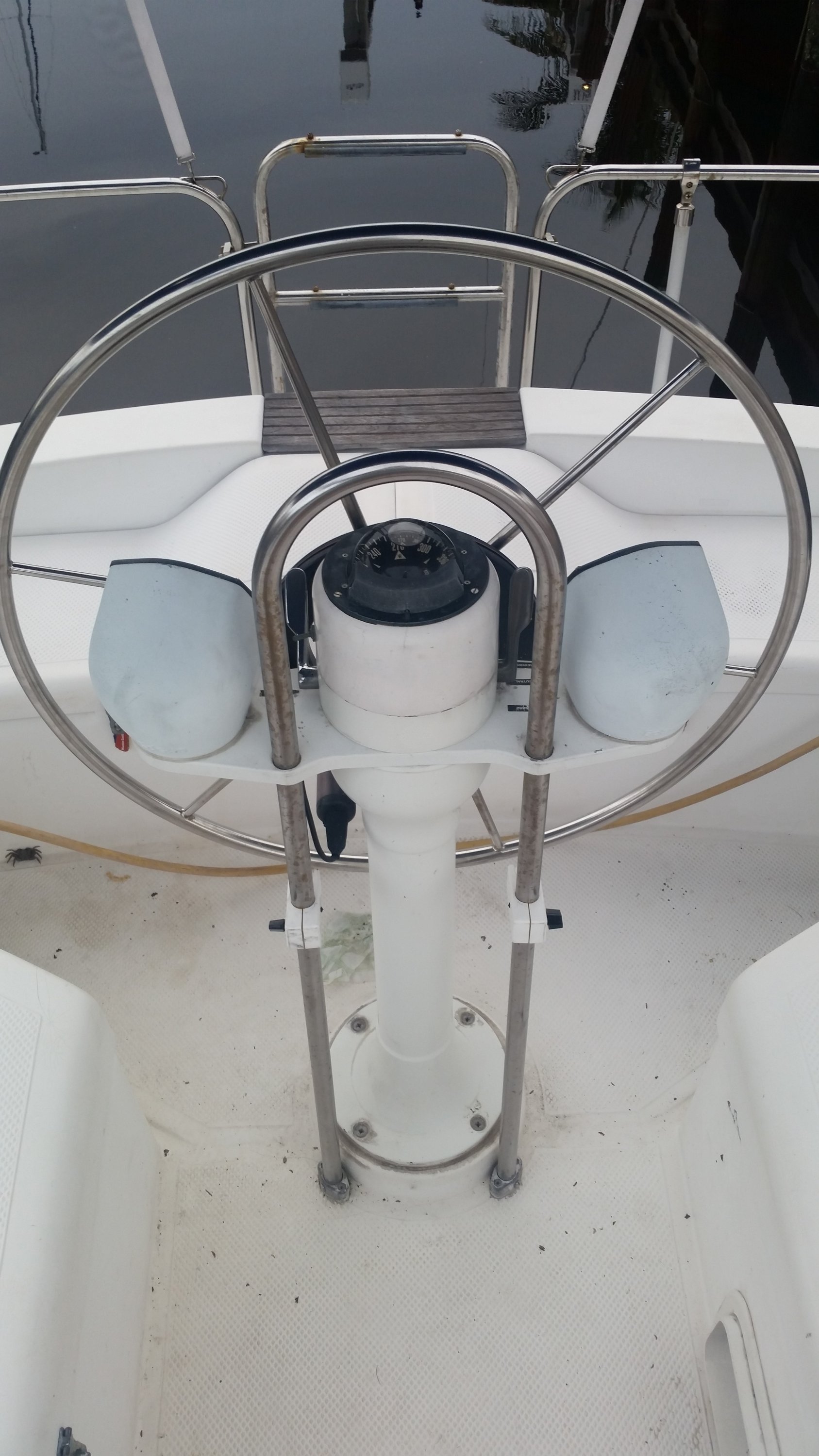 Mounted recylced Raymarine C80 MFD in a used Navpod. | Sailboat Owners ...