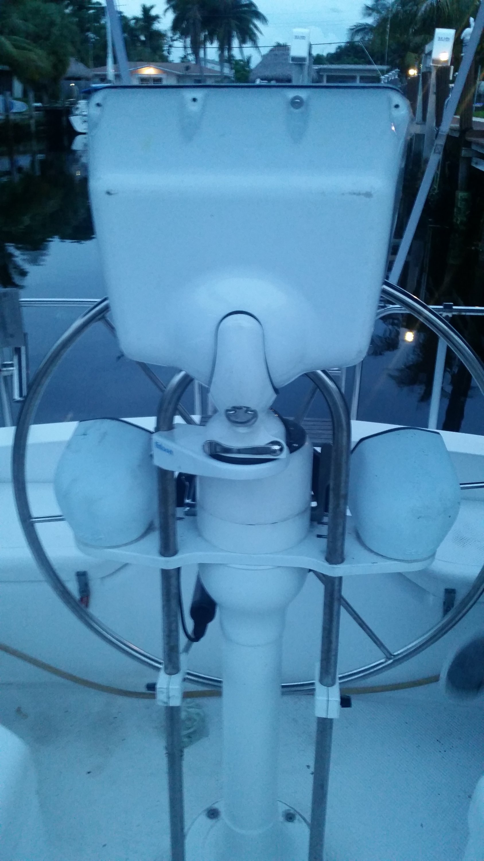 Mounted recylced Raymarine C80 MFD in a used Navpod. | Sailboat Owners ...