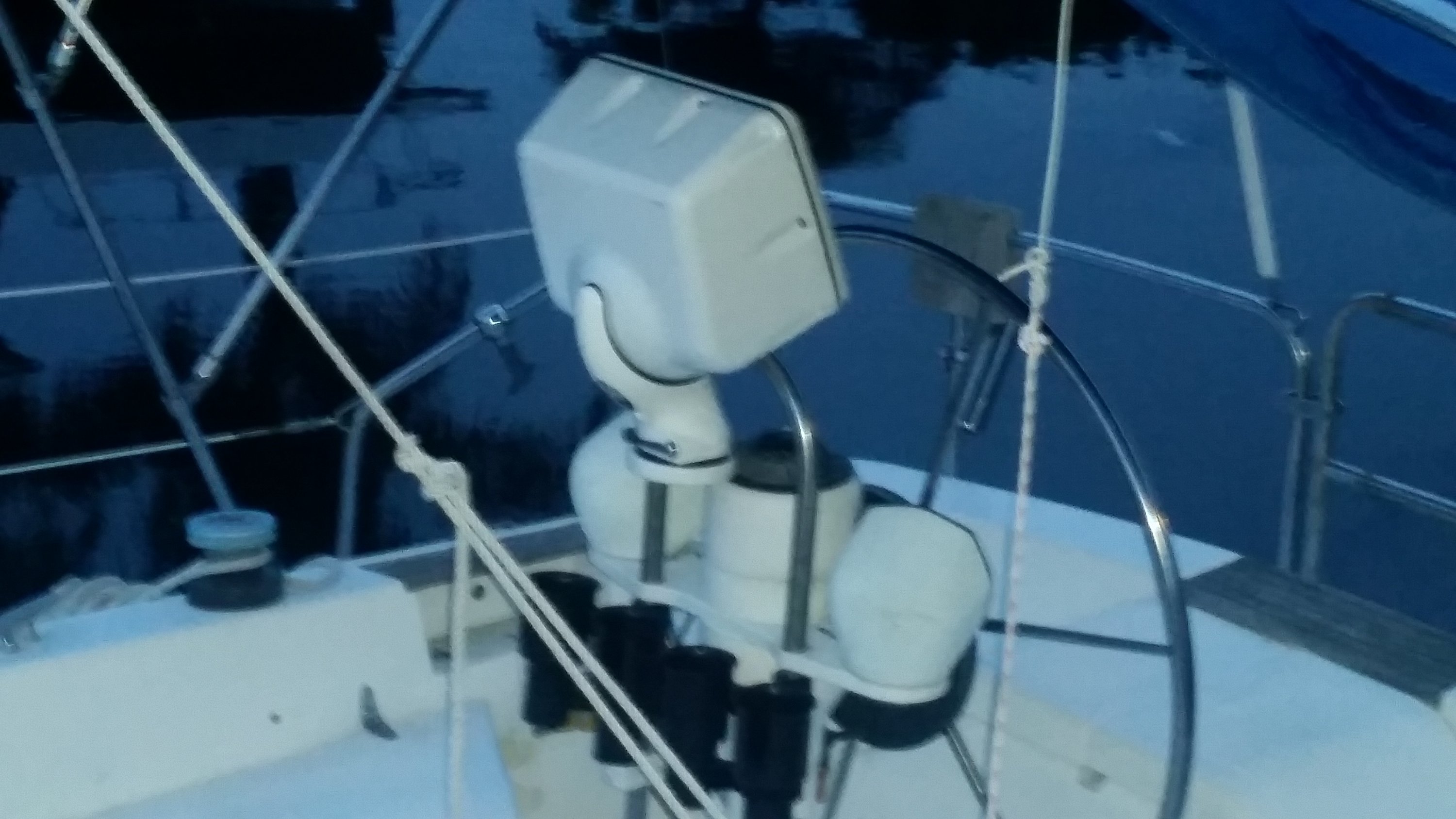 Mounted recylced Raymarine C80 MFD in a used Navpod. | Sailboat Owners ...