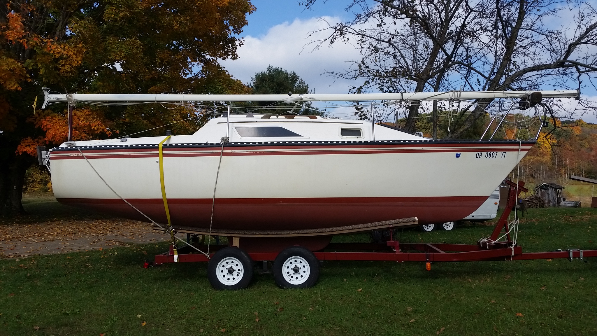 1983 Hunter 22 Trailer project complete. | Sailboat Owners Forums