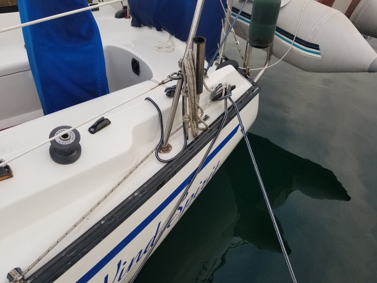 Gunwale Drain | Sailboat Owners Forums