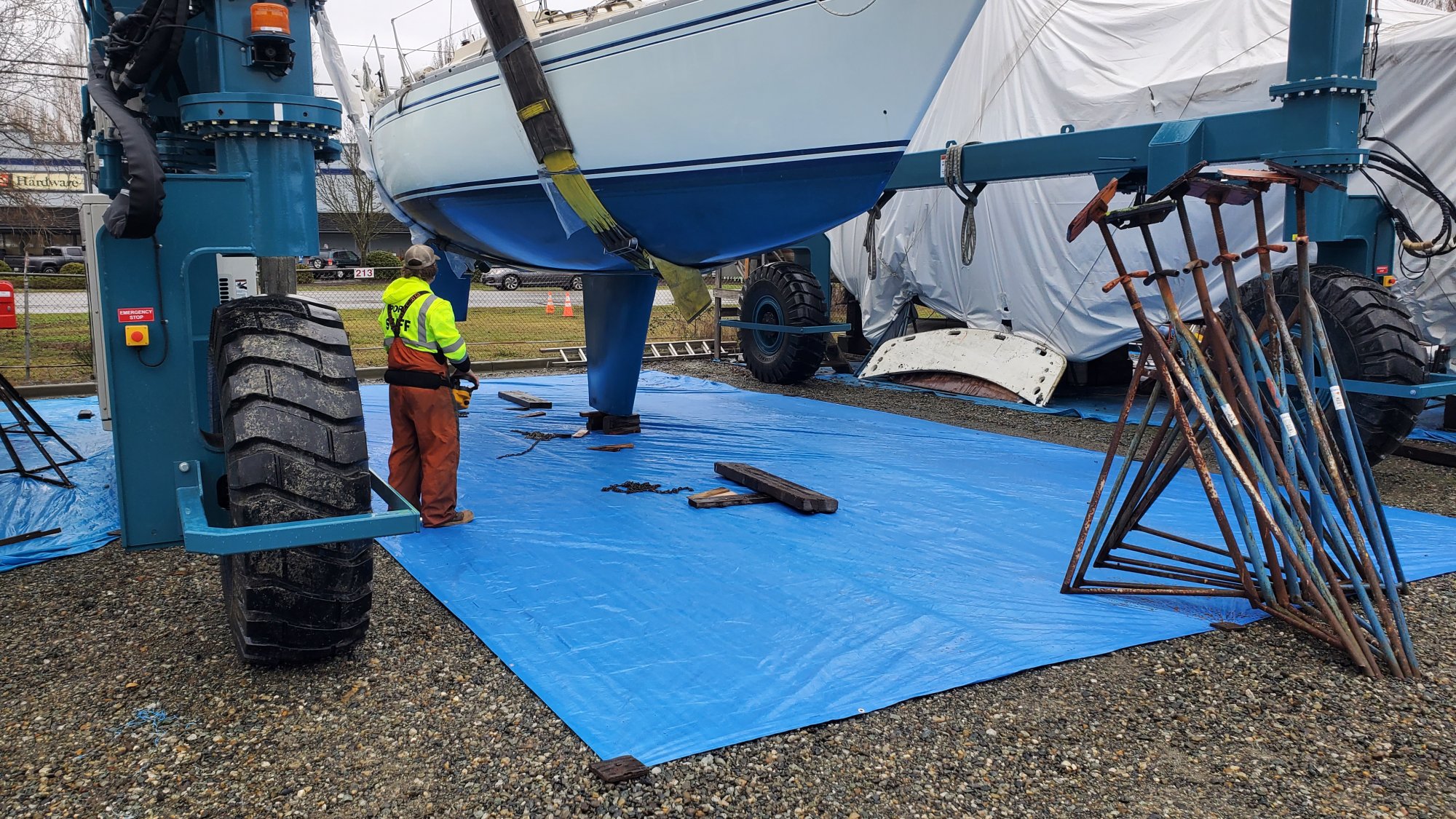 Yamaha 33 standing on keel? | Sailboat Owners Forums