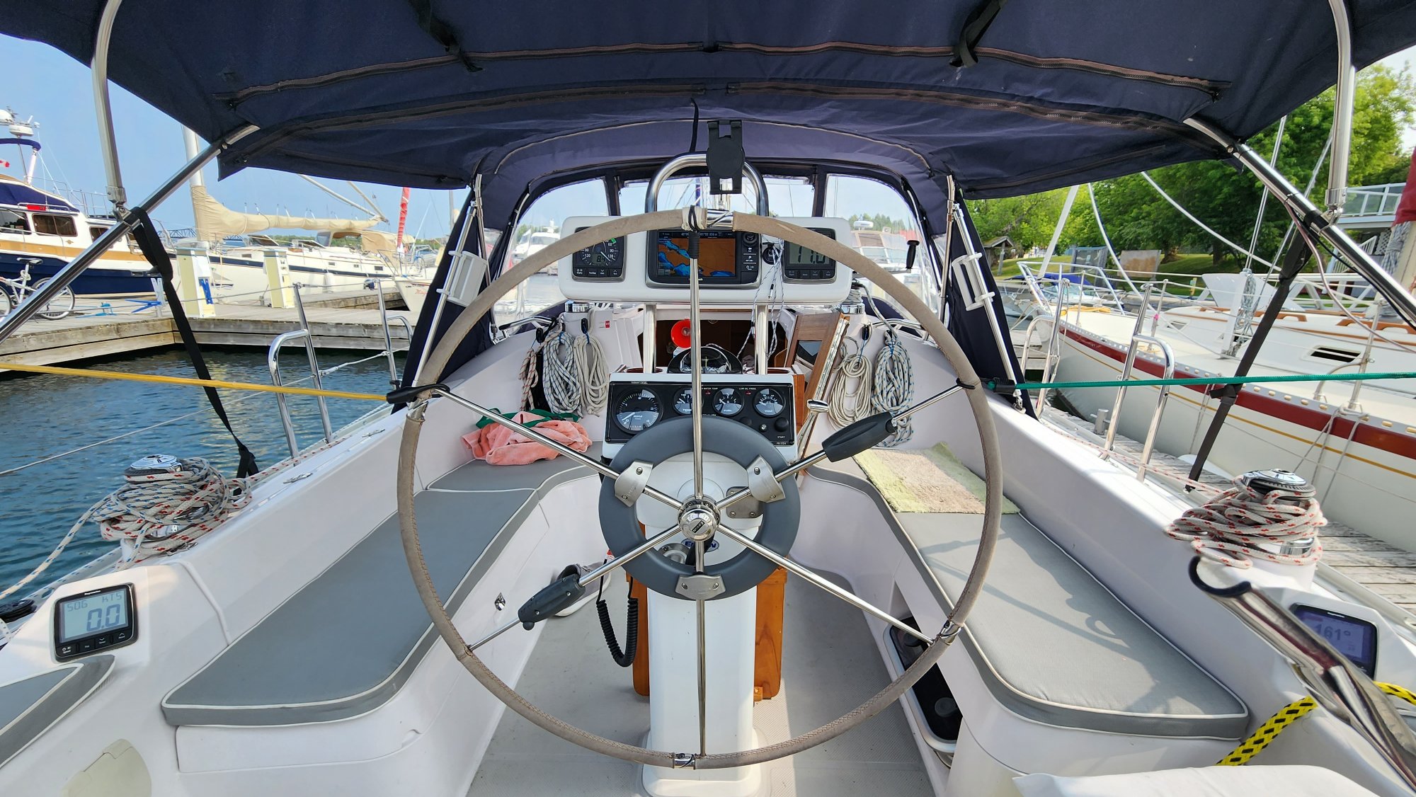 Poor Man's Auto-Pilot | Sailboat Owners Forums