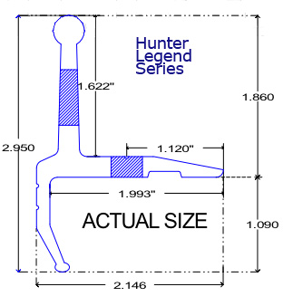 Midship toe rail chock for Hunter 40.5, 42, 43, coming soon... save ...