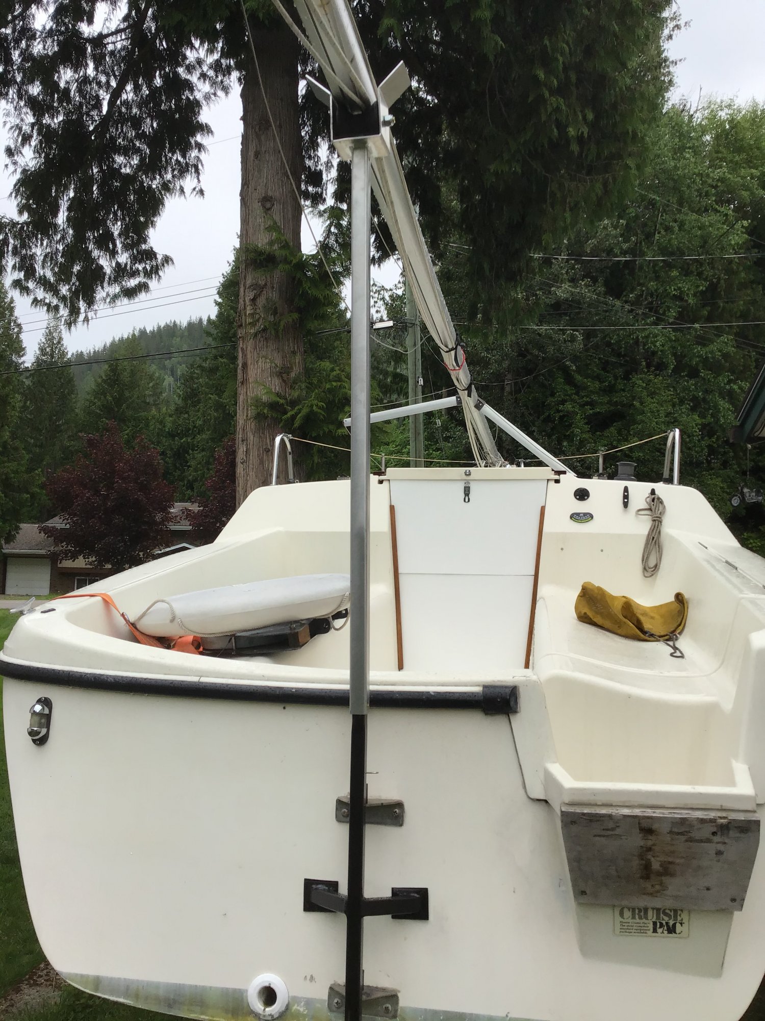 Pintle size for Hunter 18.5 | Sailboat Owners Forums