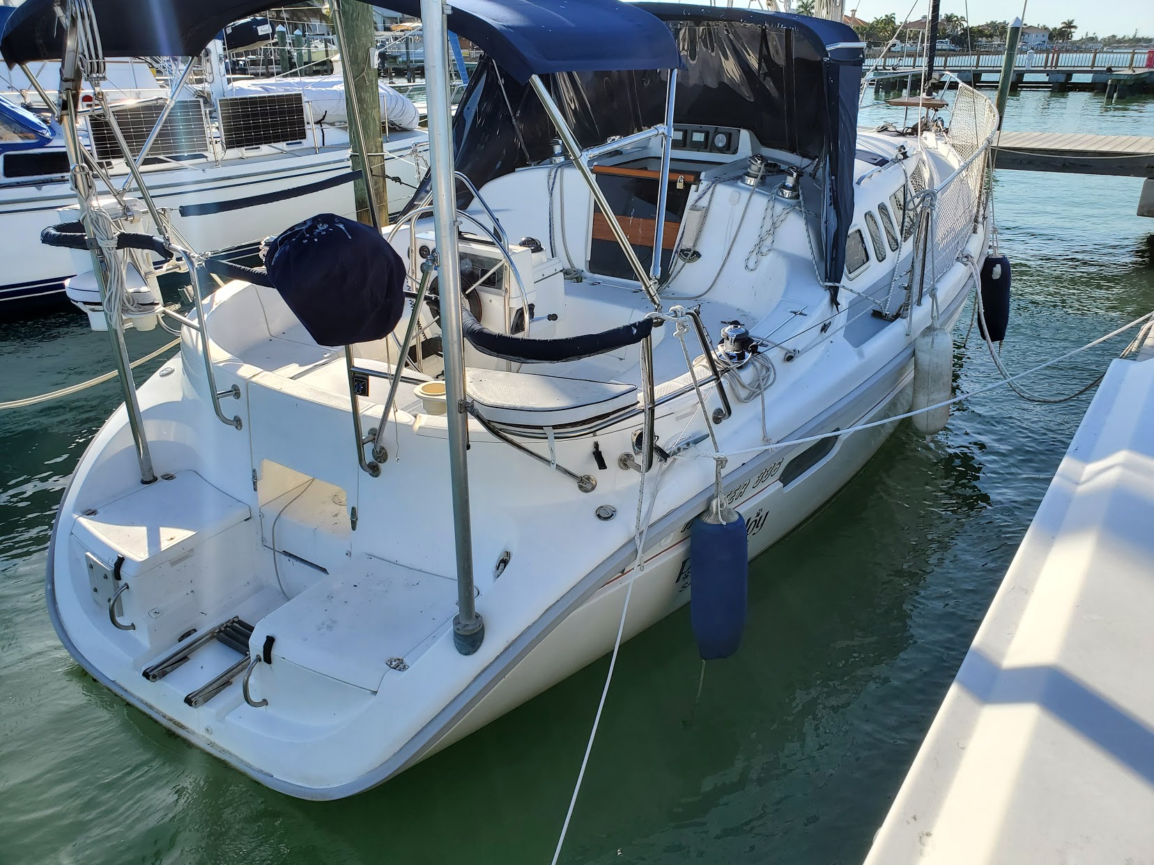 1996 HUNTER 336 Not on her lines | Sailboat Owners Forums