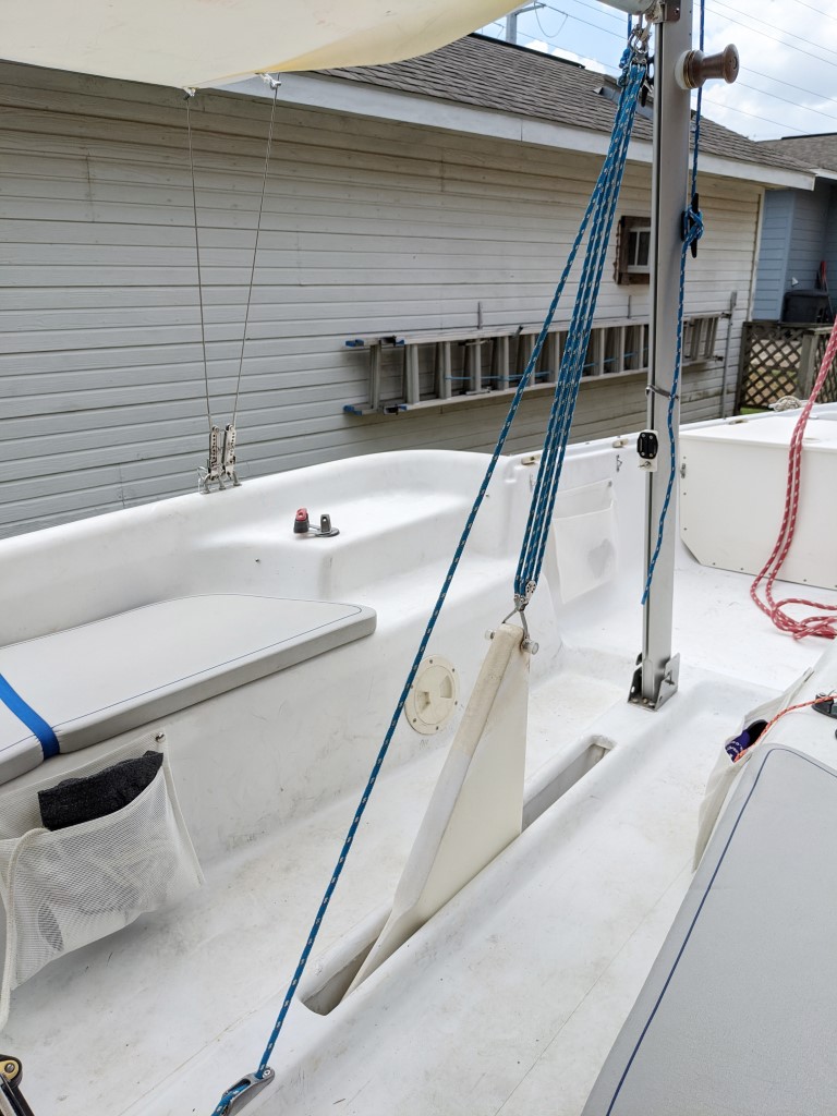 Supporting Hunter 170 for centerboard removal | Sailboat Owners Forums