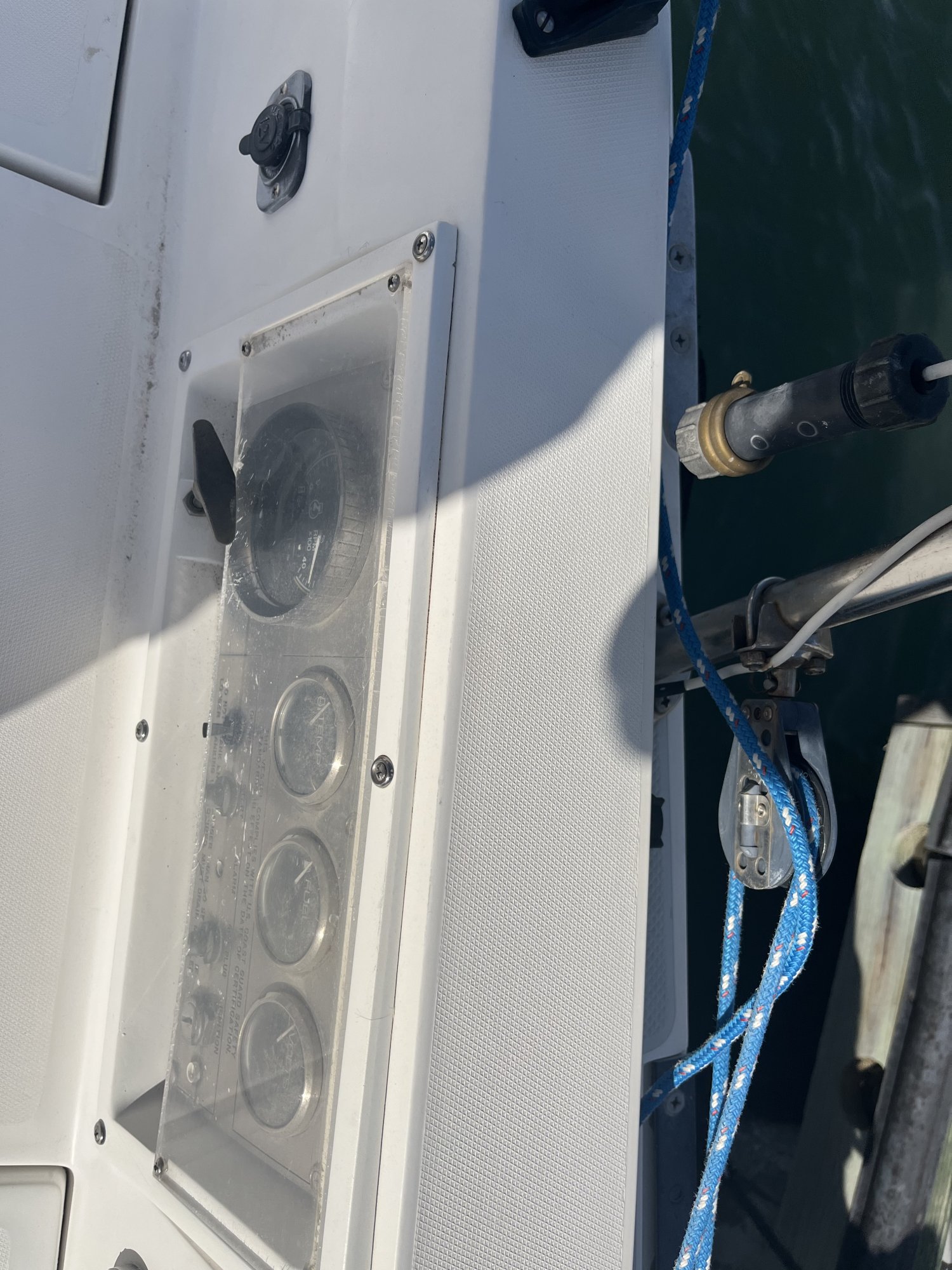 External parts of engine control | Sailboat Owners Forums