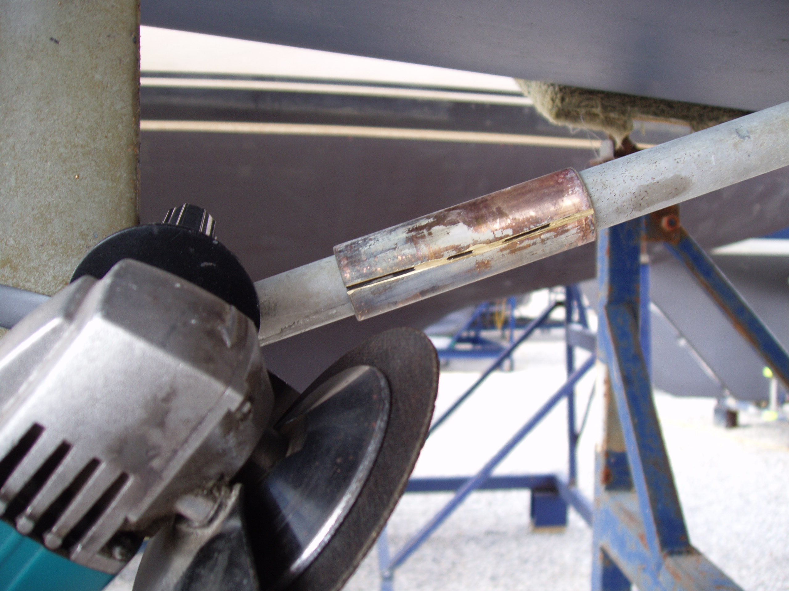 Removing strut to change cutlass bearing? | Sailboat Owners Forums
