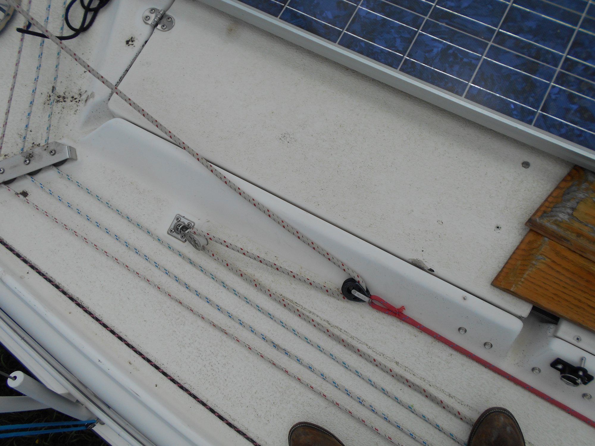 110% Jib messes up jib sheet angle on my Hunter 26 | Sailboat Owners Forums