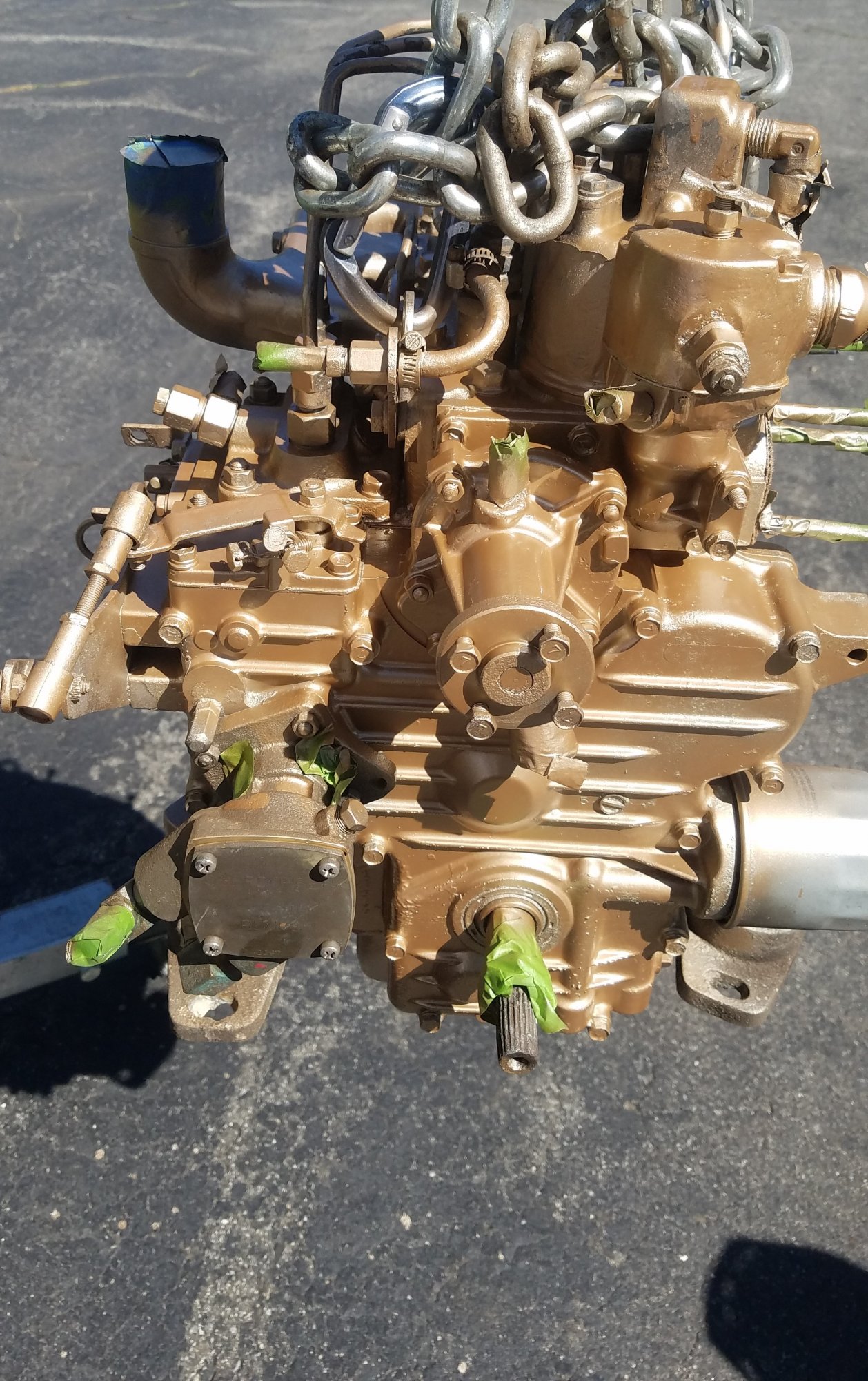 Sand blasting an engine? | Sailboat Owners Forums