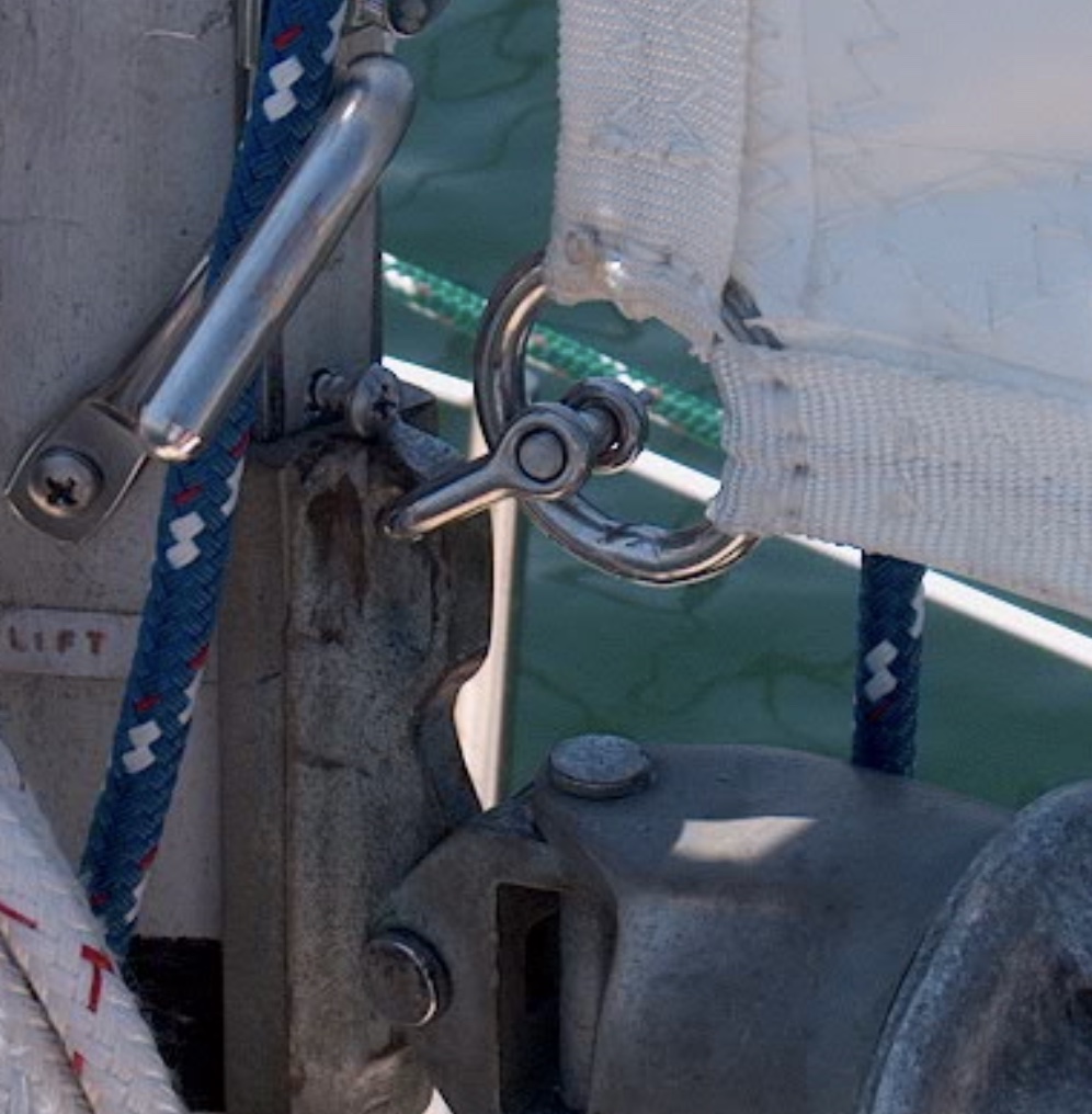 Hunter 376 Mainsail tack point shackle size needed | Sailboat Owners Forums