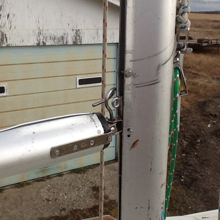 Boom connection to mast | Sailboat Owners Forums