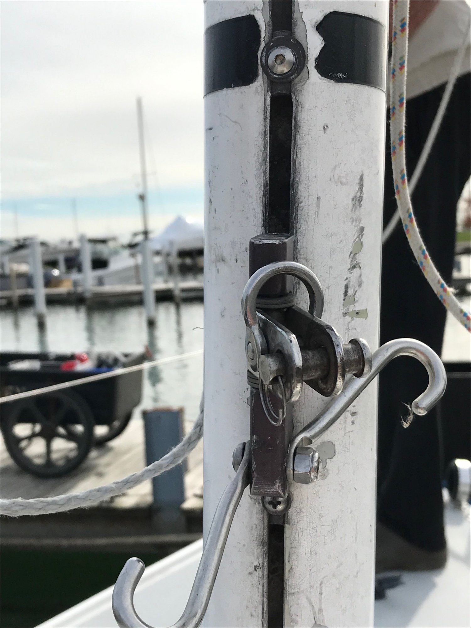 Two Questions - on 100% Jib and Securing Gooseneck | Sailboat Owners Forums