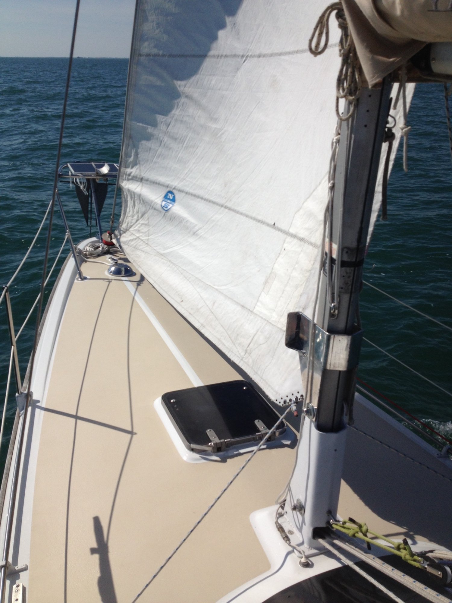 Dinghy outboard storage | Sailboat Owners Forums