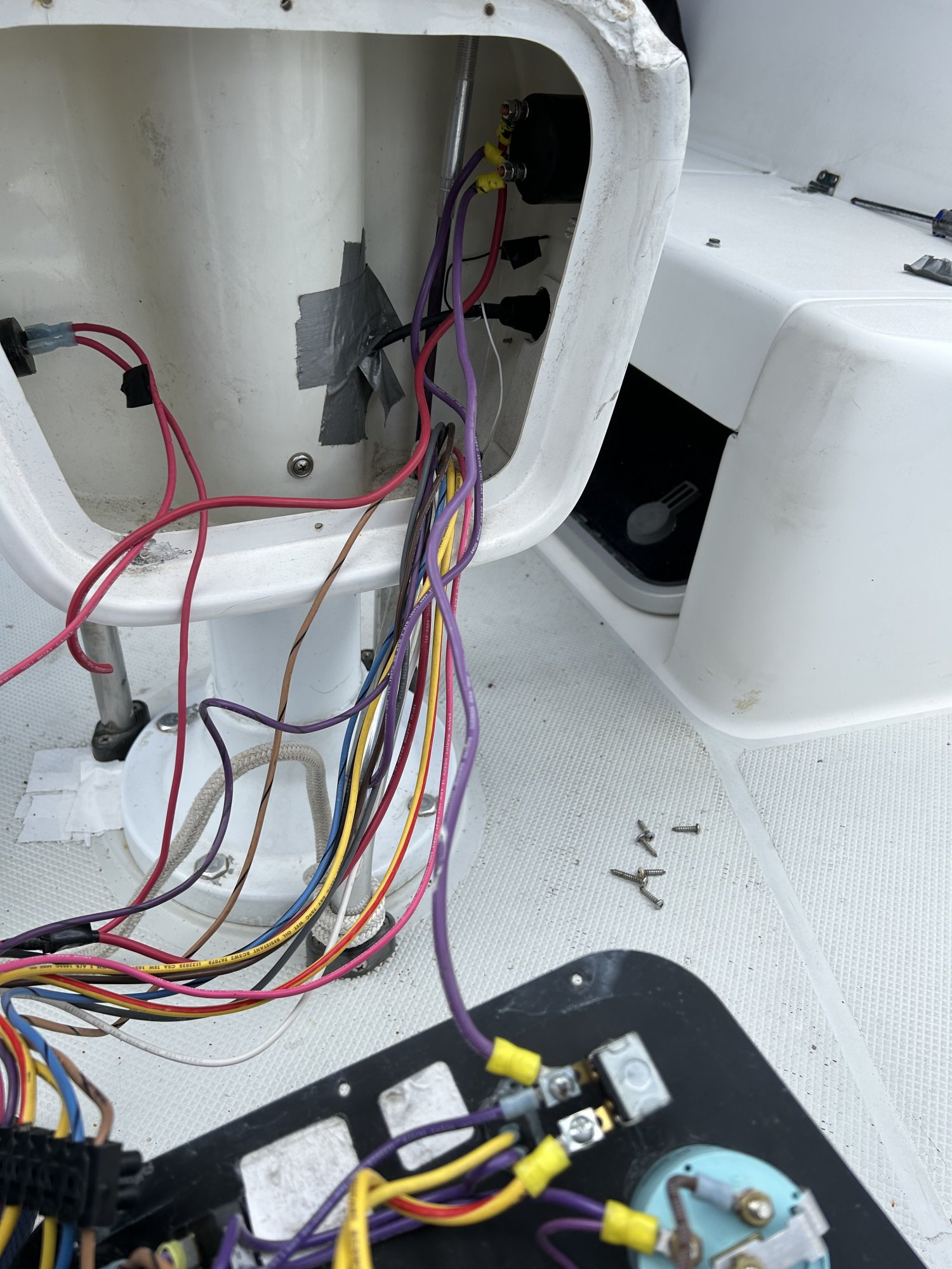 Engine control panel modification | Sailboat Owners Forums