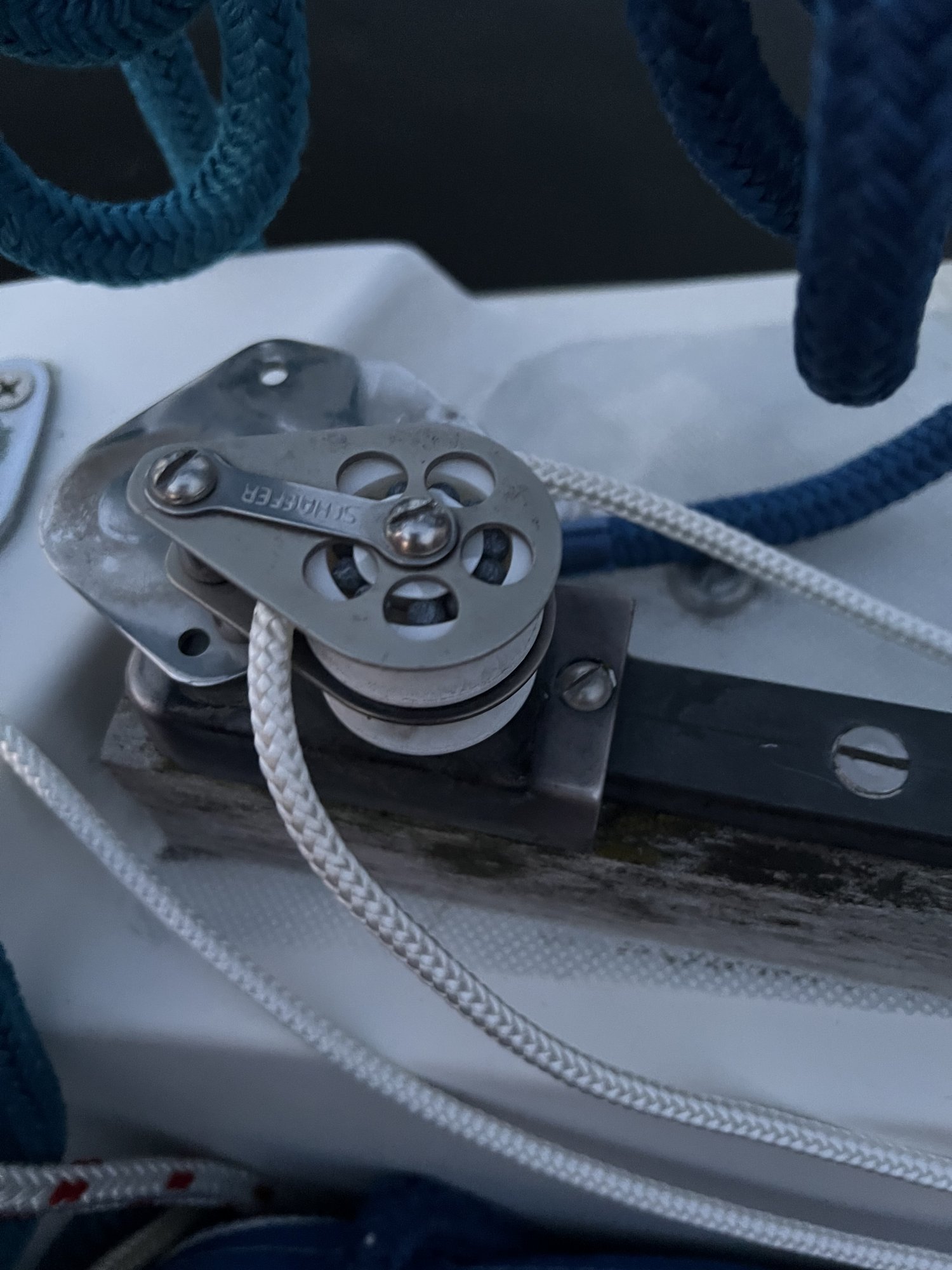 Schaefer traveller q’s | Sailboat Owners Forums