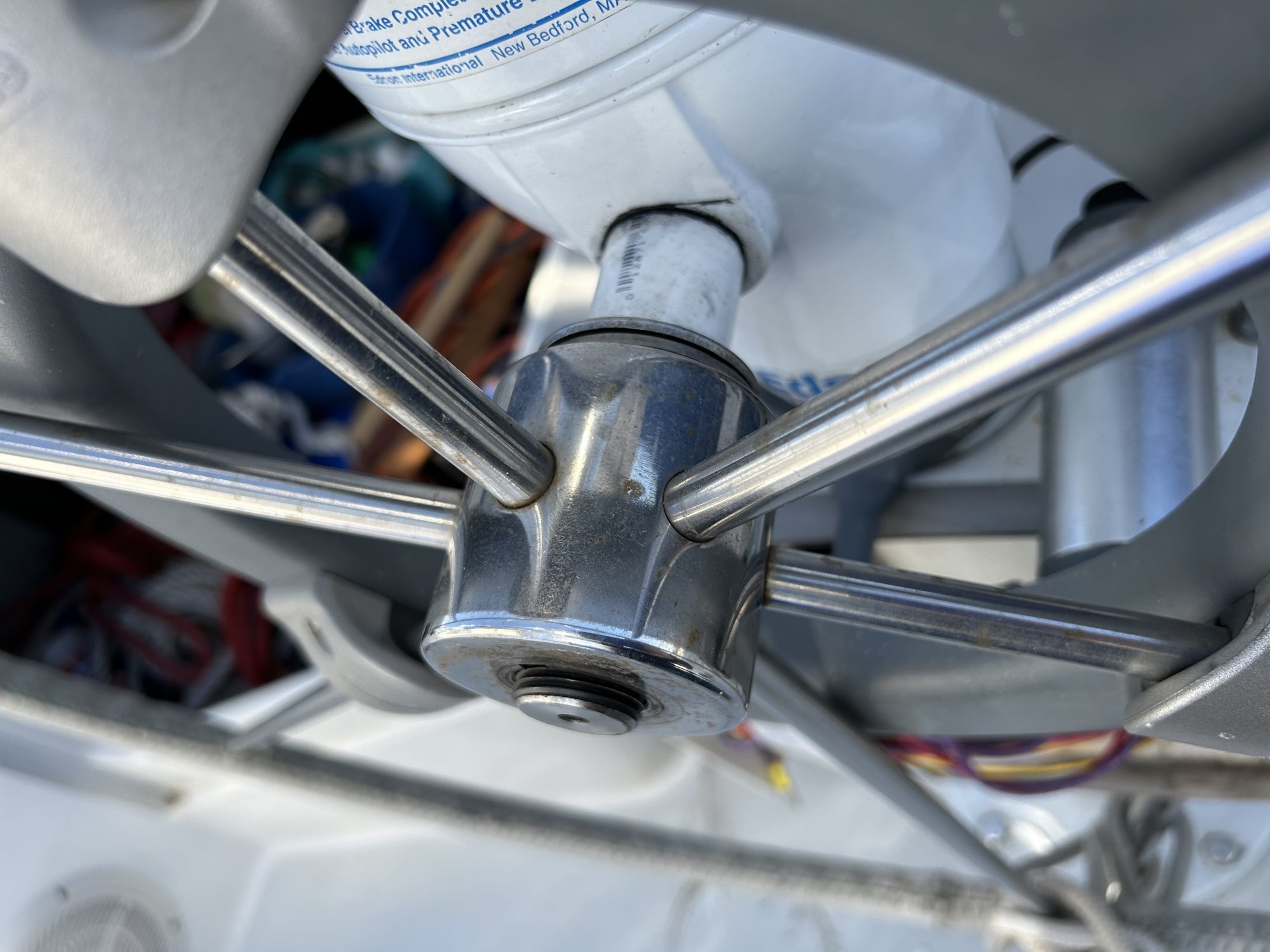 Pedestal guard replacment | Sailboat Owners Forums