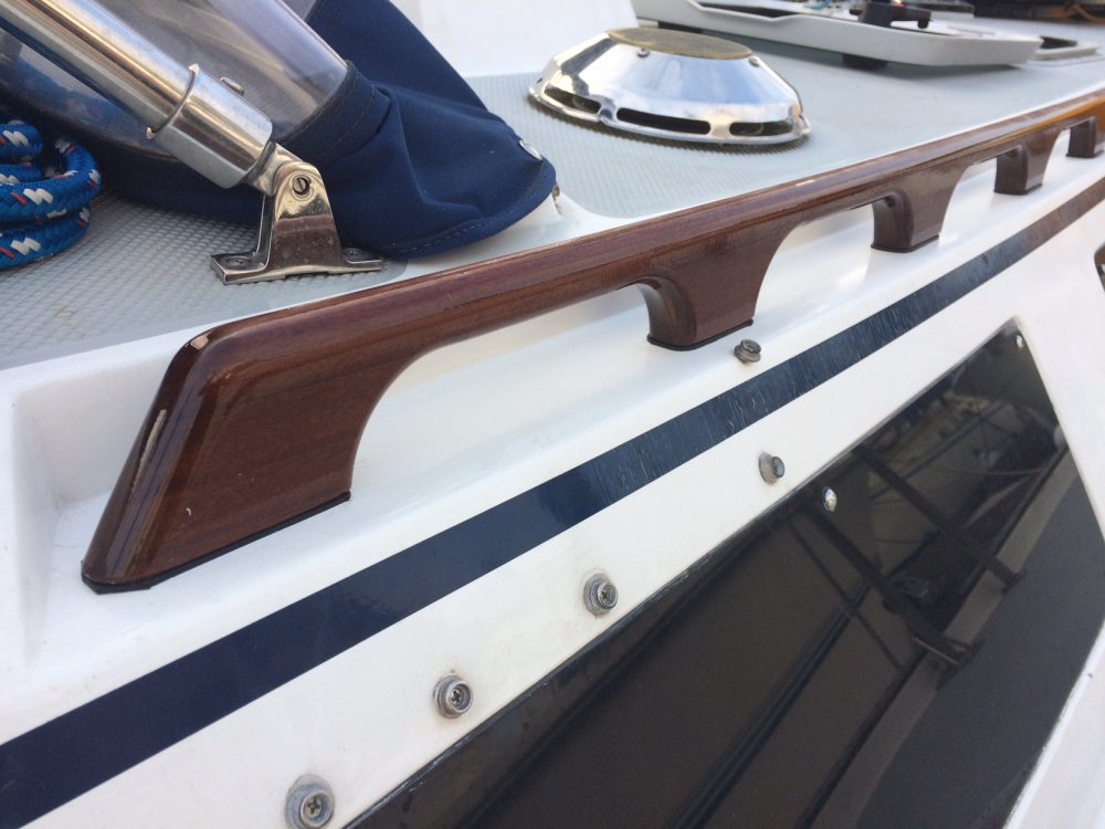 New cabin top handrails. | Sailboat Owners Forums