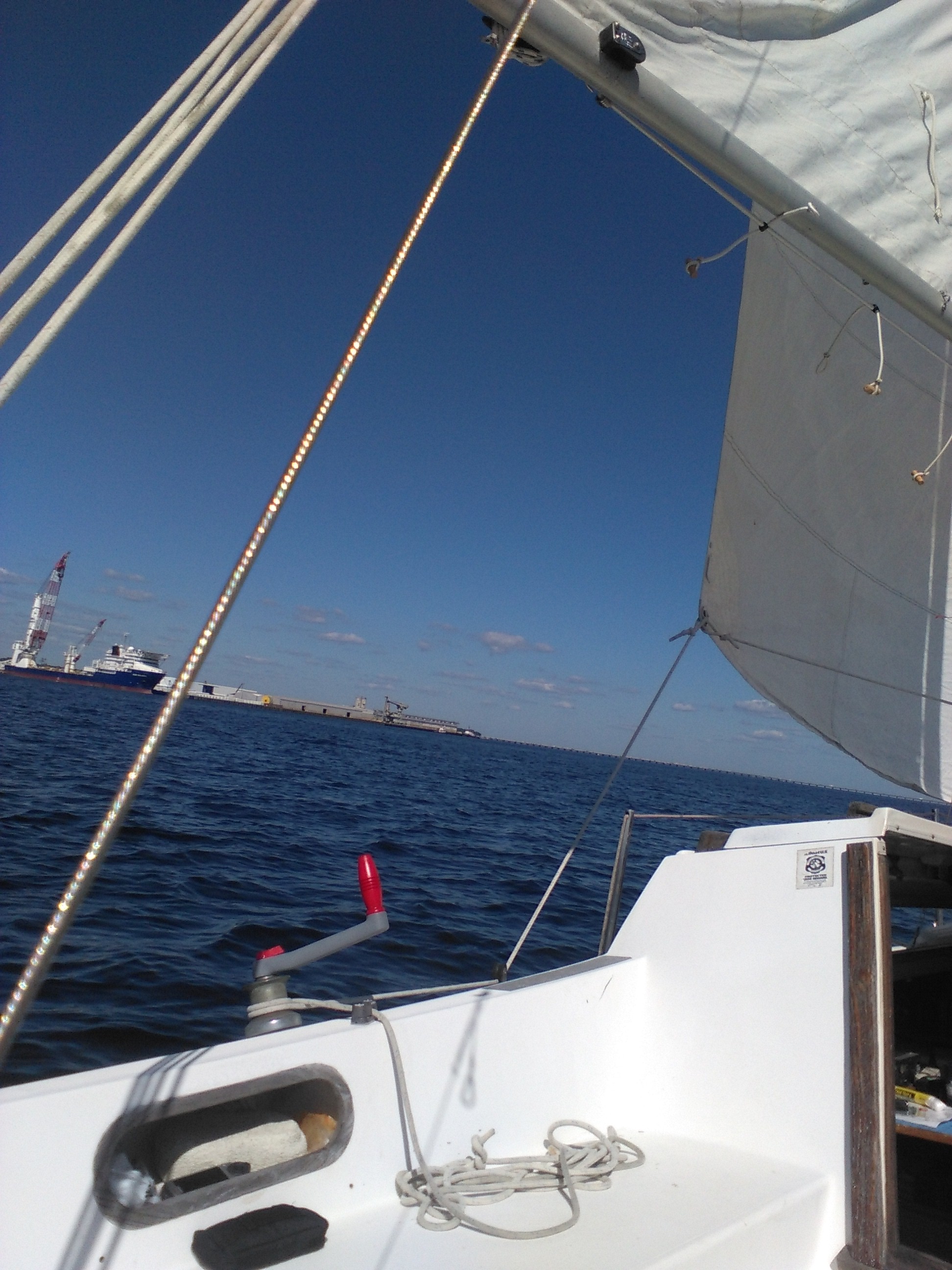 Headsail sheeting | Sailboat Owners Forums