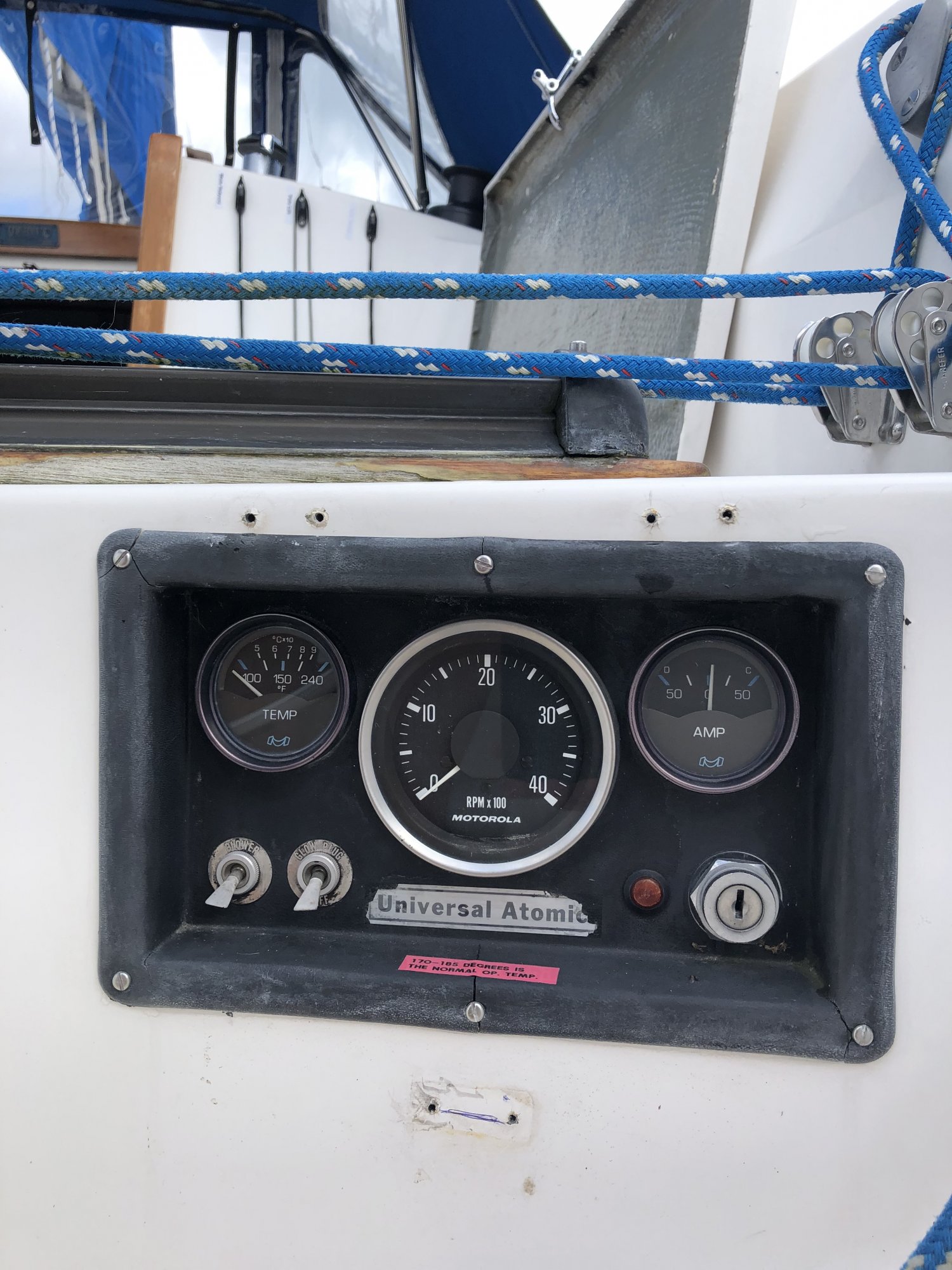 Angled Engine Control Enclosure | Sailboat Owners Forums
