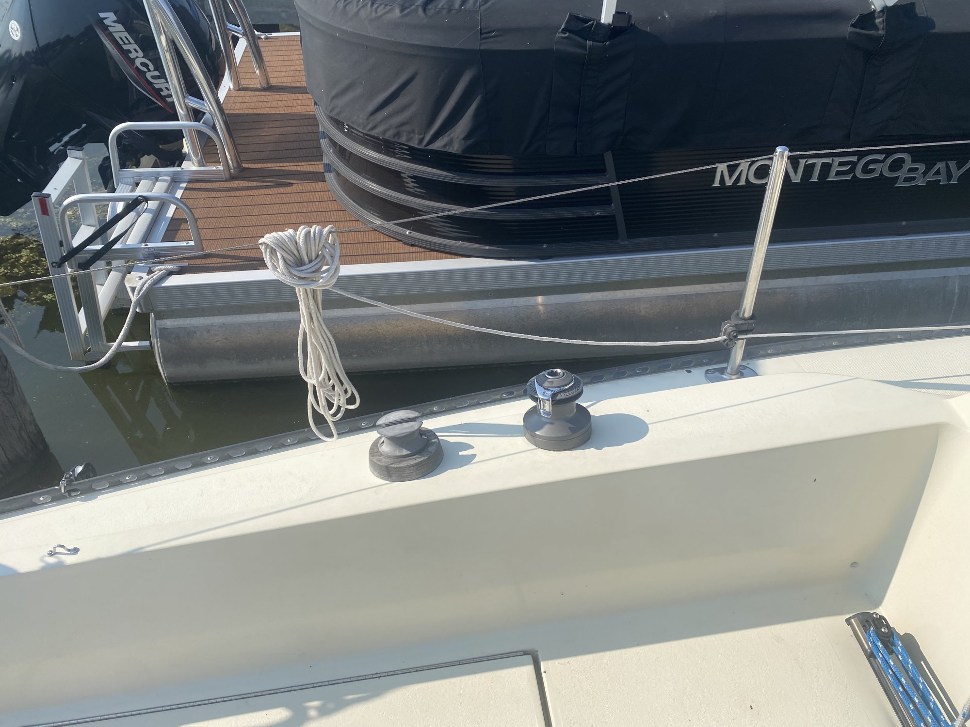 C25 jib downhaul routing | Sailboat Owners Forums