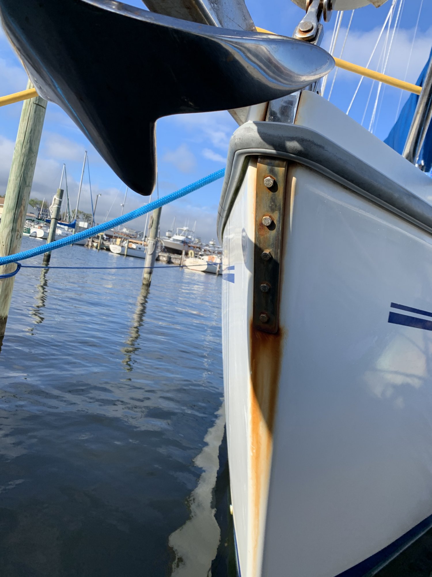 Catalina 320 Stem Fitting | Sailboat Owners Forums