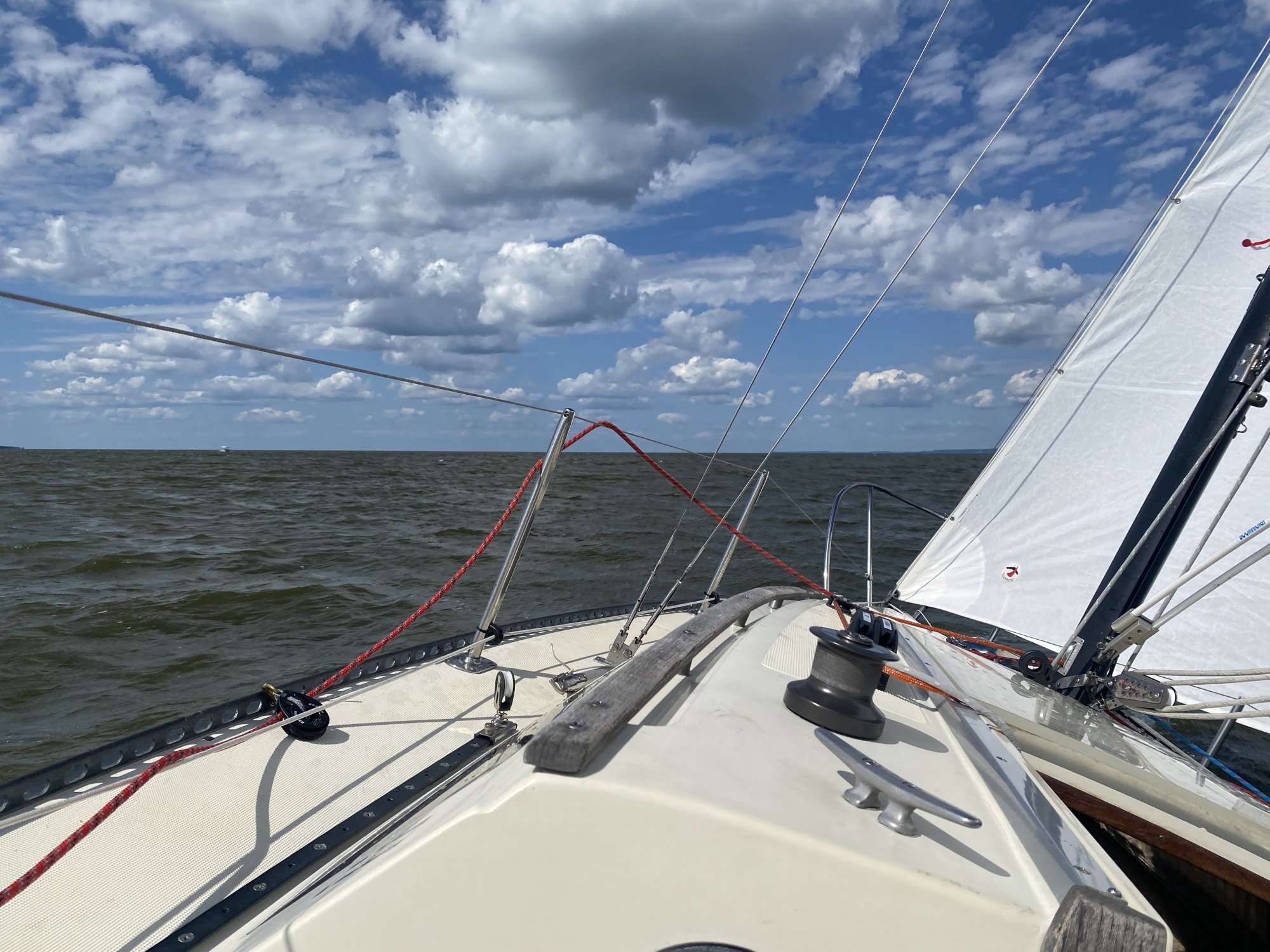 C25 jib downhaul routing | Sailboat Owners Forums