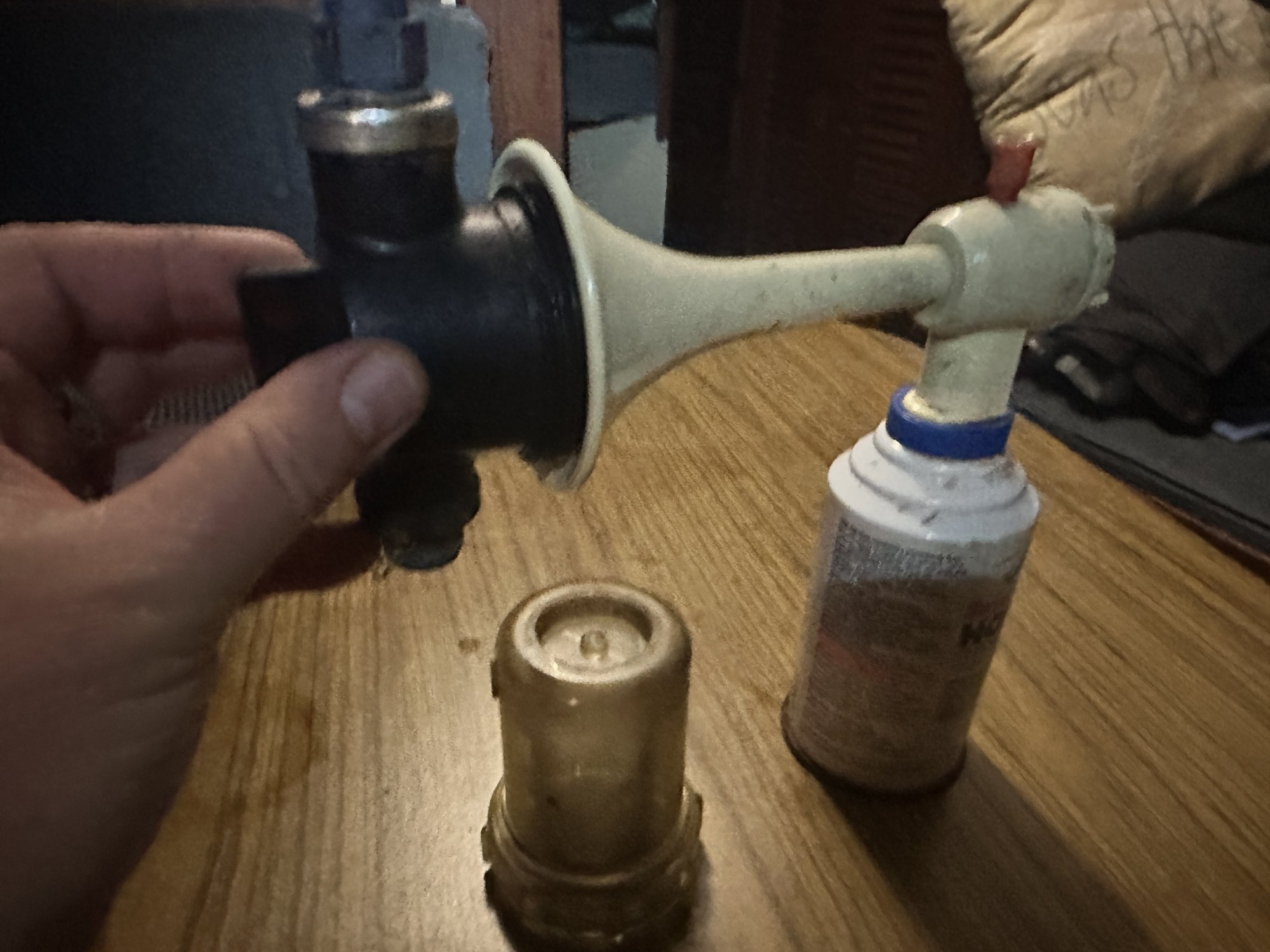 Clogged engine intake thru hull - Thank you Roland Gendreau ...