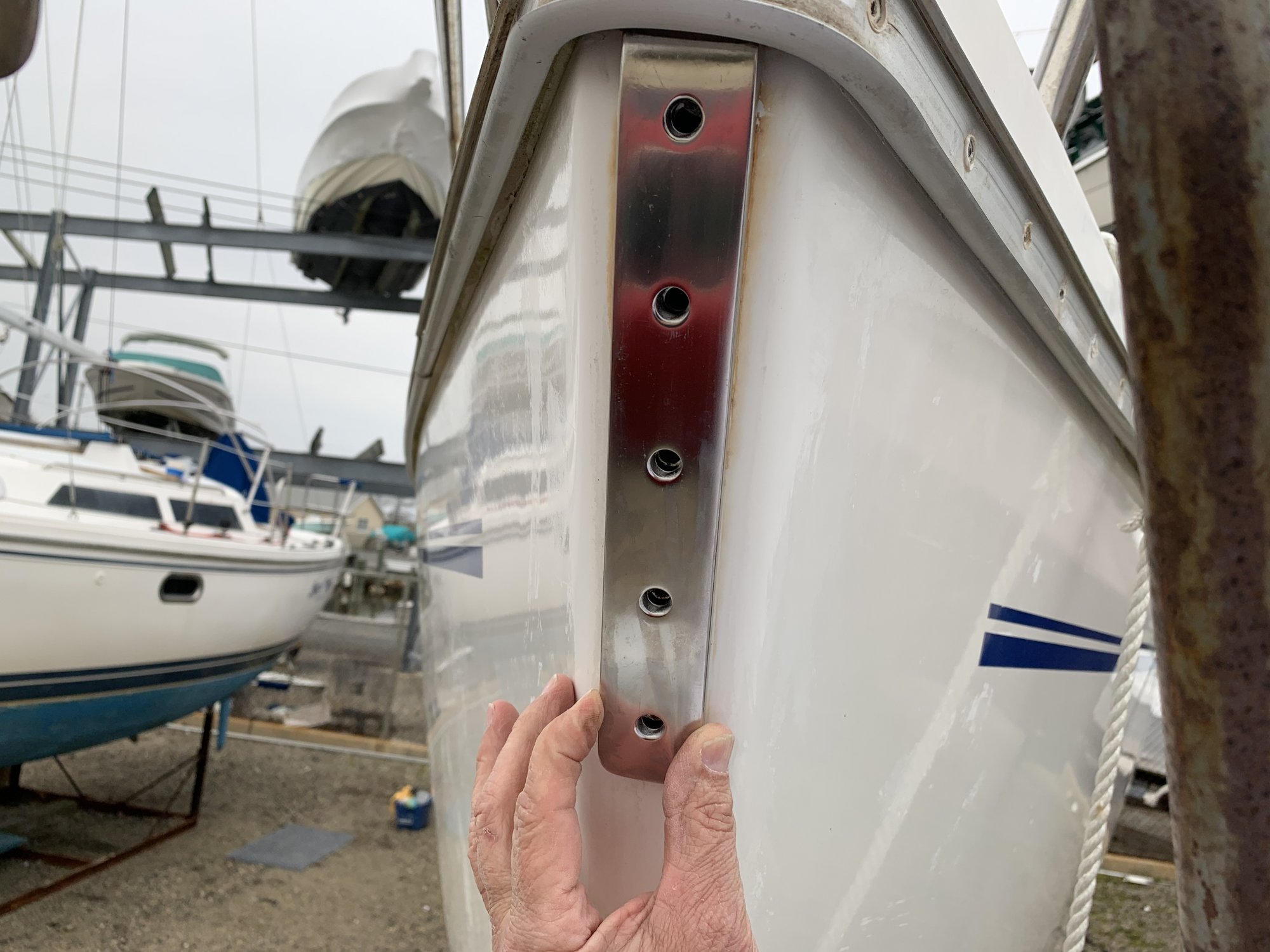 The fit of my stem fitting ... | Sailboat Owners Forums