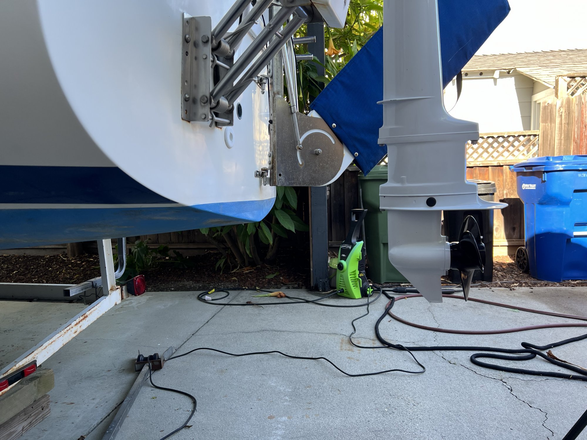 Outboard depth in water. | Sailboat Owners Forums