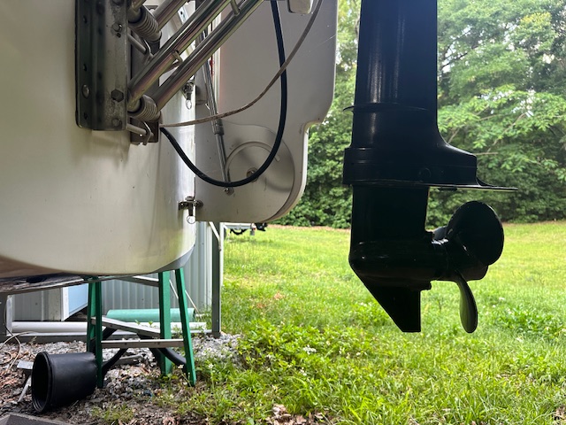 Outboard depth in water. | Sailboat Owners Forums