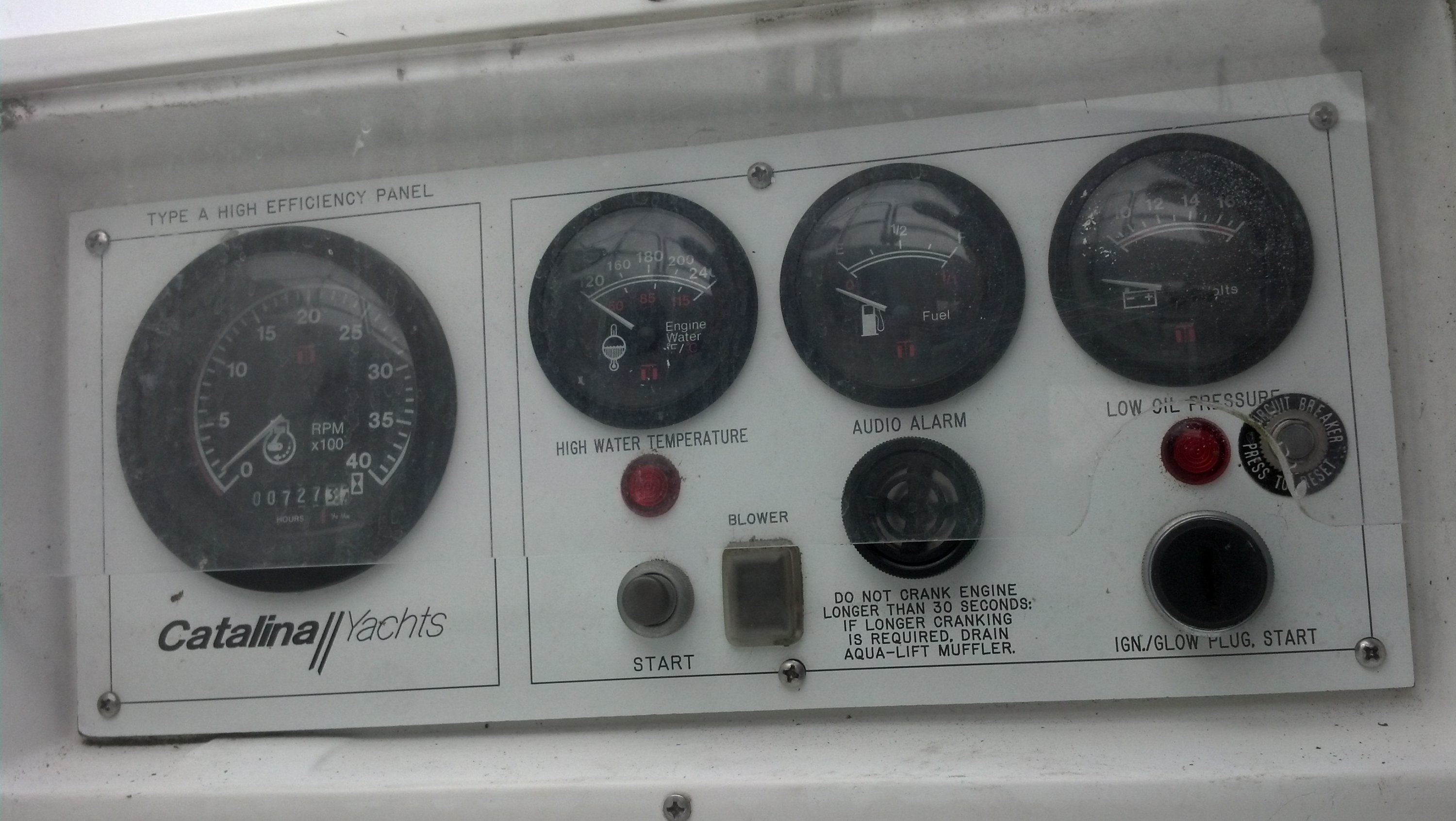 Engine Control Panel Issues | Sailboat Owners Forums
