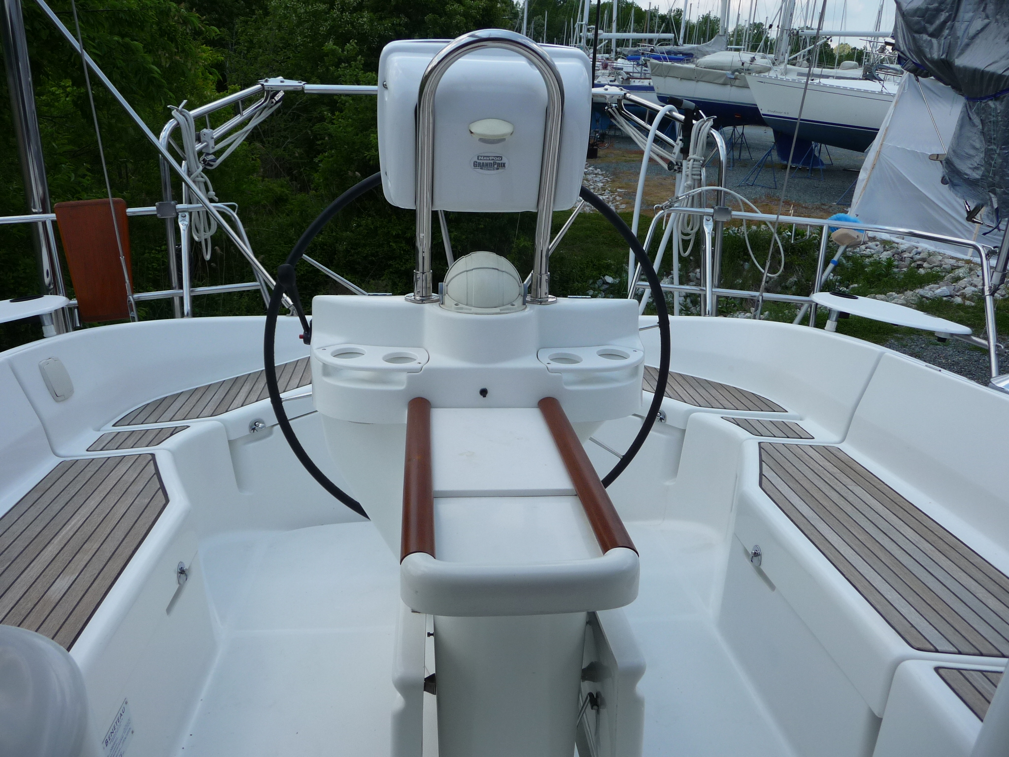 Pedestal guard replacement | Sailboat Owners Forums