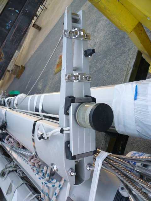 Mounting the backstay flicker and what stove | Sailboat Owners Forums