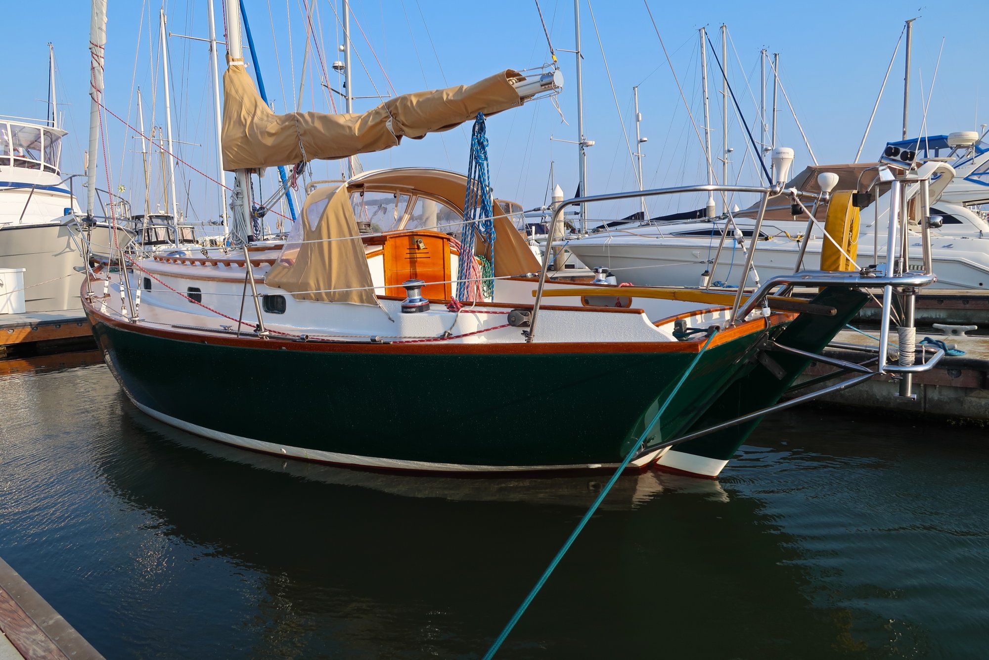 Teak cap rail refinishing | Sailboat Owners Forums