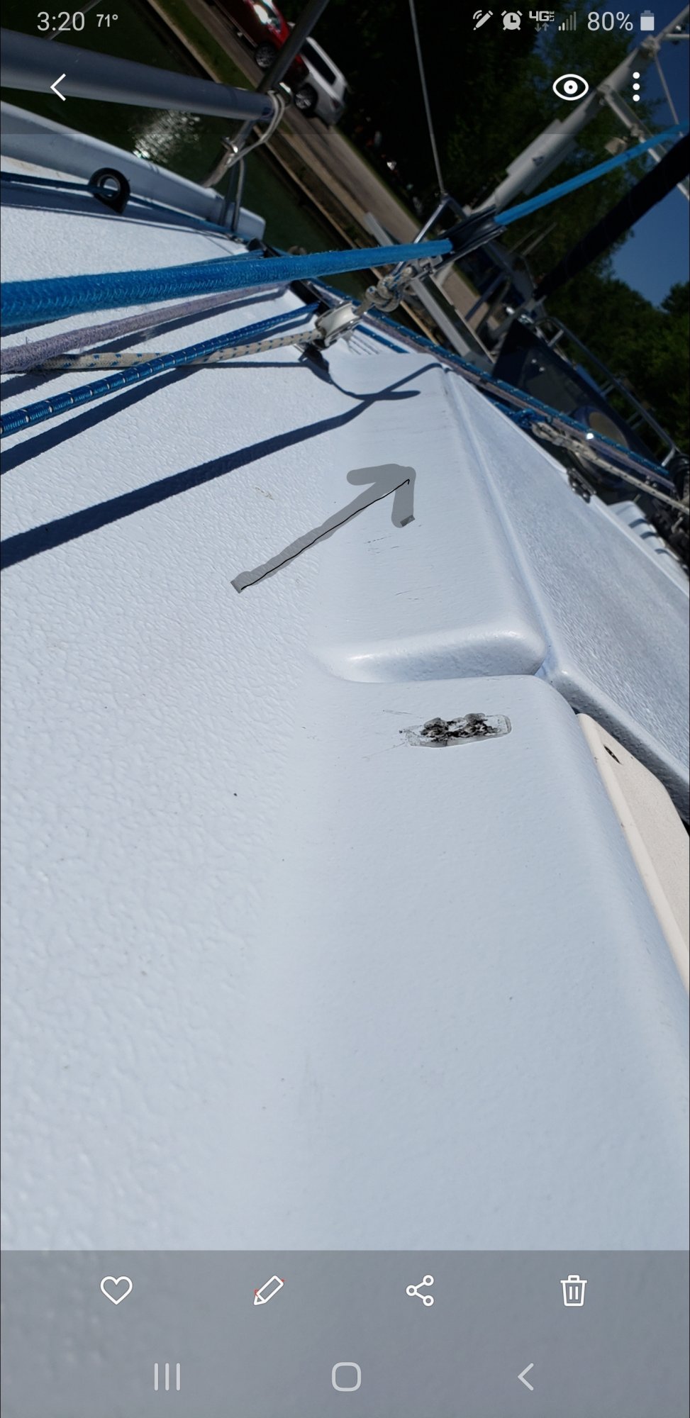 Jib sheet tracks | Sailboat Owners Forums