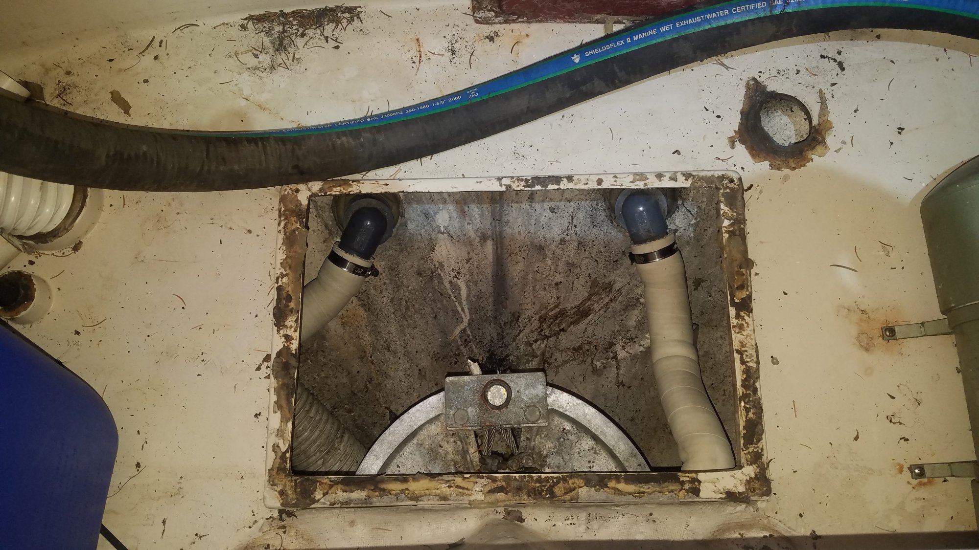 F*!$#ing Scupper hoses | Sailboat Owners Forums