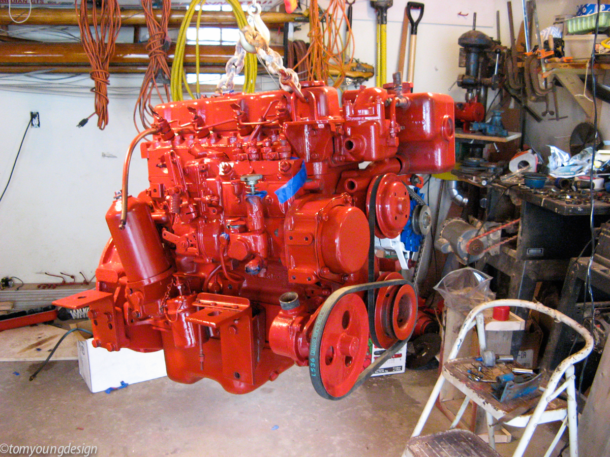 10 years ago today, I bought an engine in a PU truck, for my boat ...