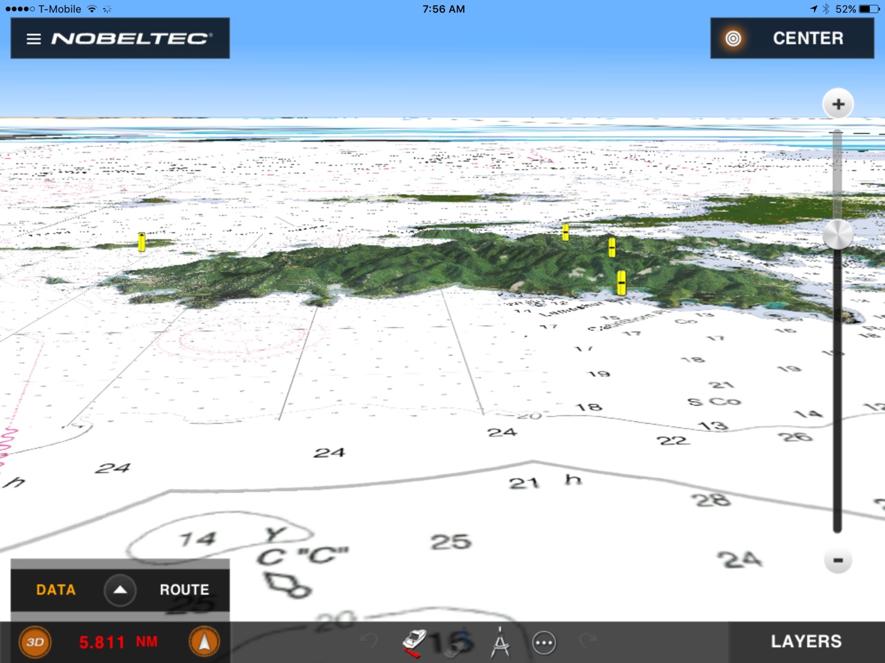Side view elevation map of (Caribbean) islands | Sailboat Owners Forums