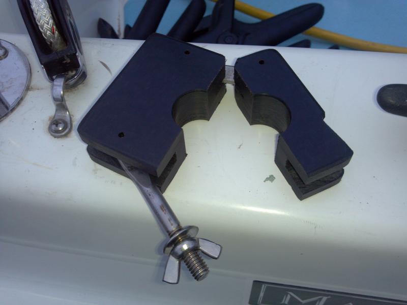 delrin rail clamp | Sailboat Owners Forums