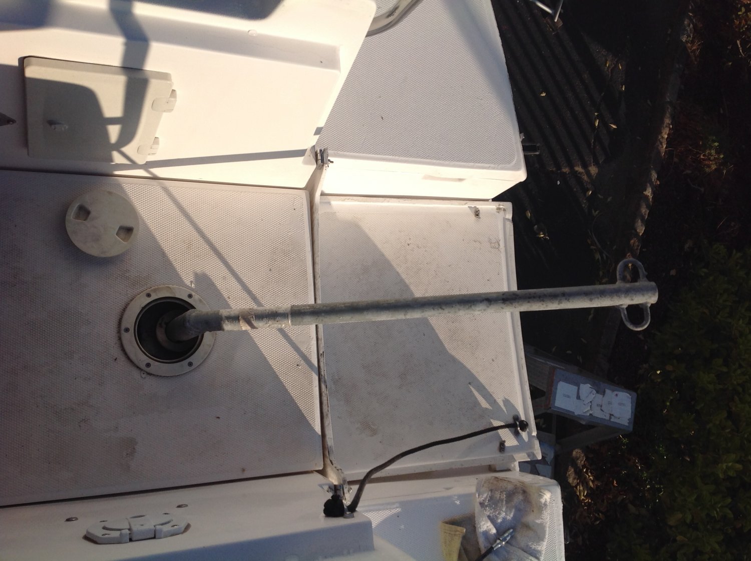Emergency Tiller Attached | Sailboat Owners Forums