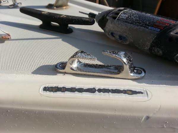 flattening the toe rail moulding | Sailboat Owners Forums