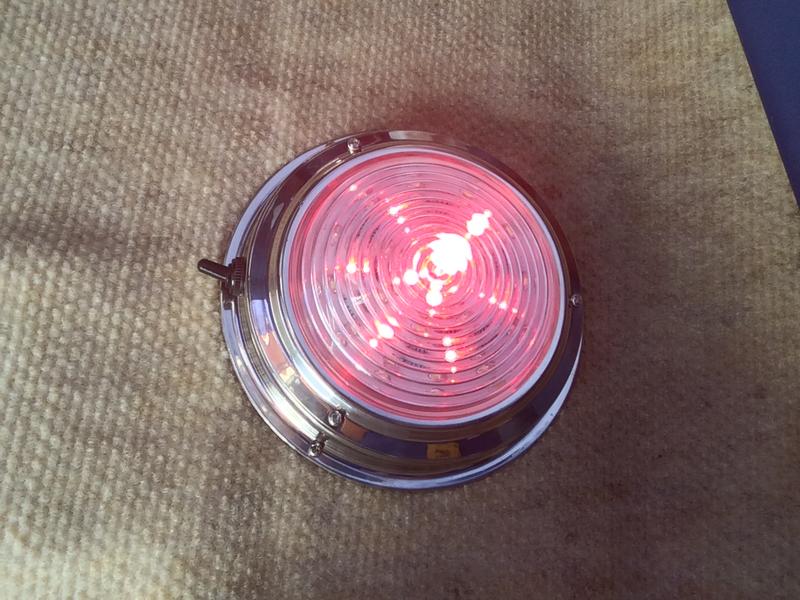 Replaced the original cabin and v berth lights with these SeaSence SS ...