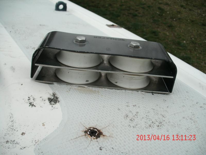 Schaefer double stack double block deck organizer | Sailboat Owners Forums